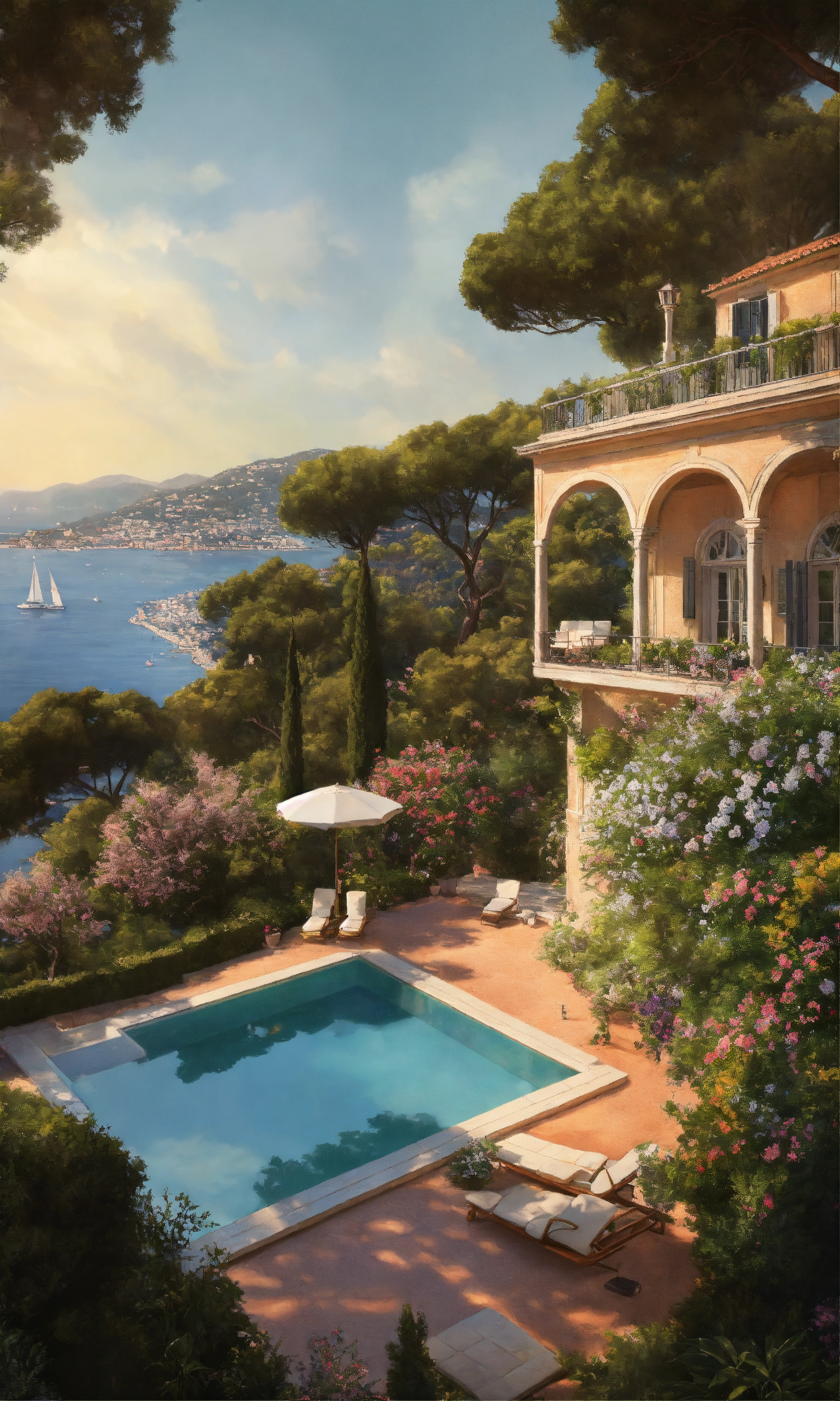 Lexica - Asky view of the Villa Rotschild in Saint Jean Cap Ferrat ...