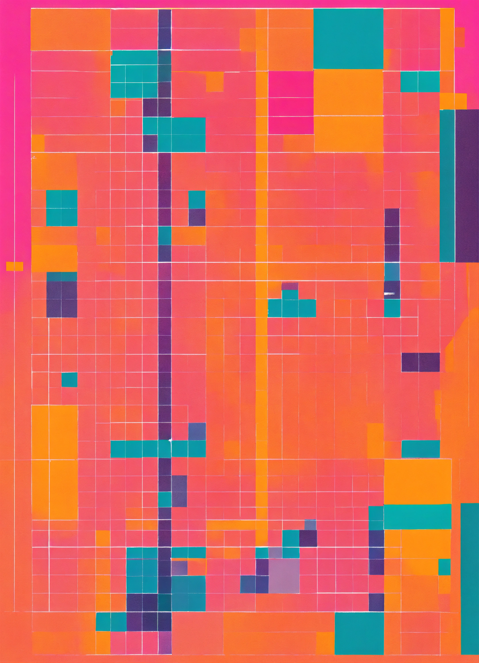 Lexica - Please generate a grid-based web layout with highlighted ...