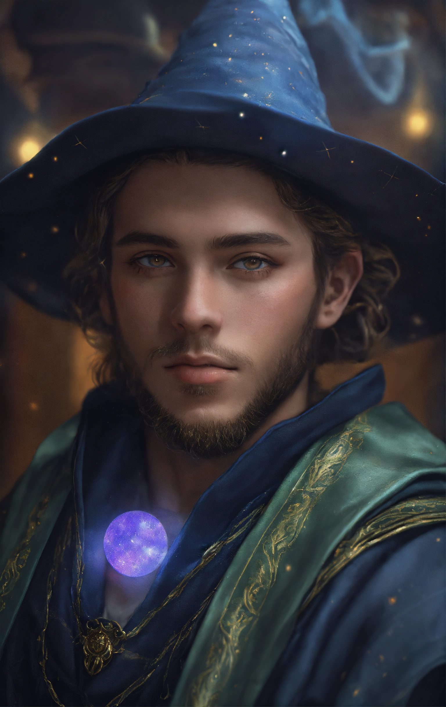 Lexica - Portrait shot of a young wizard, photorealistic