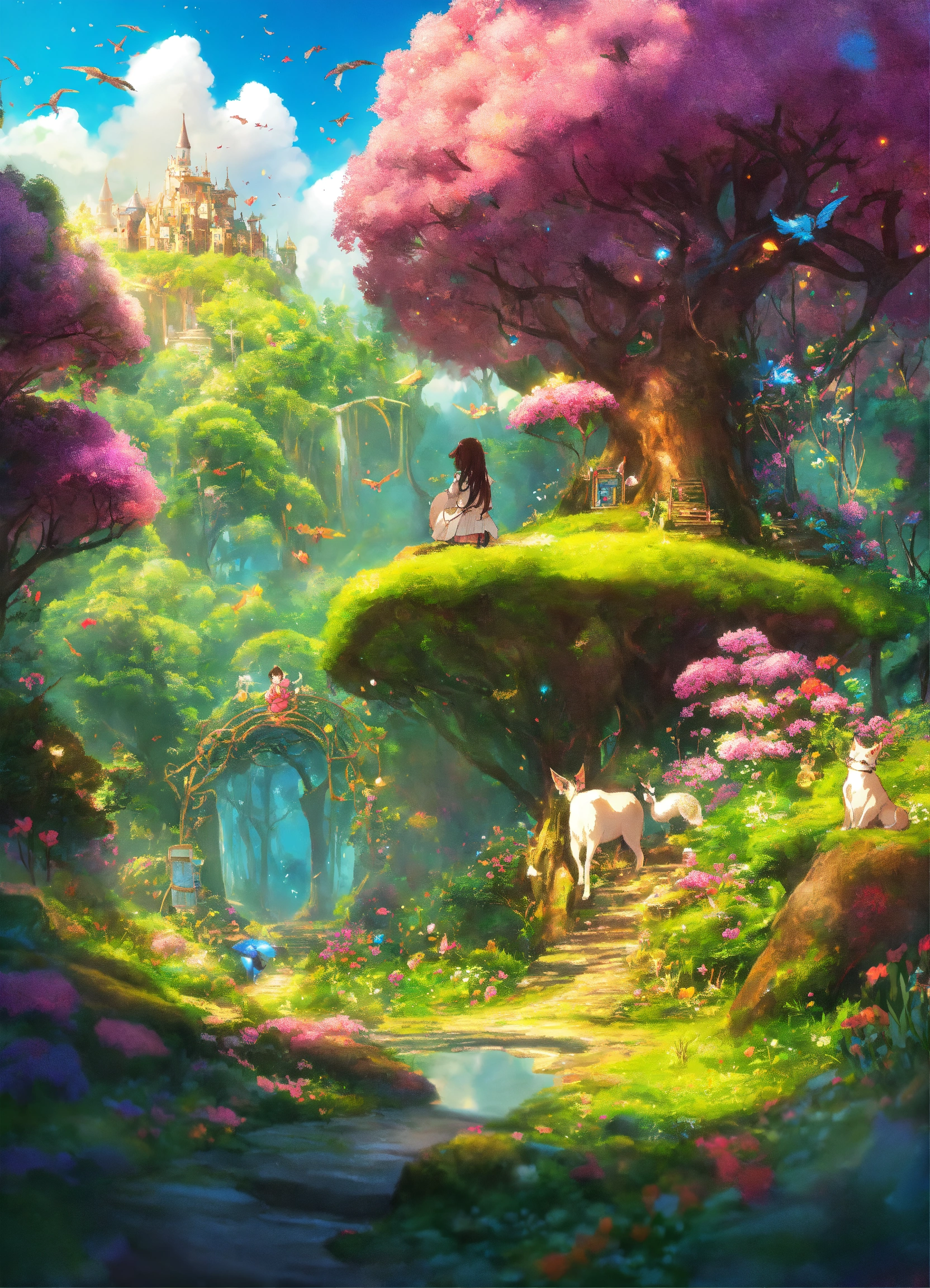 Lexica - Magical dream land anime forest adventure epic dreamland with ...