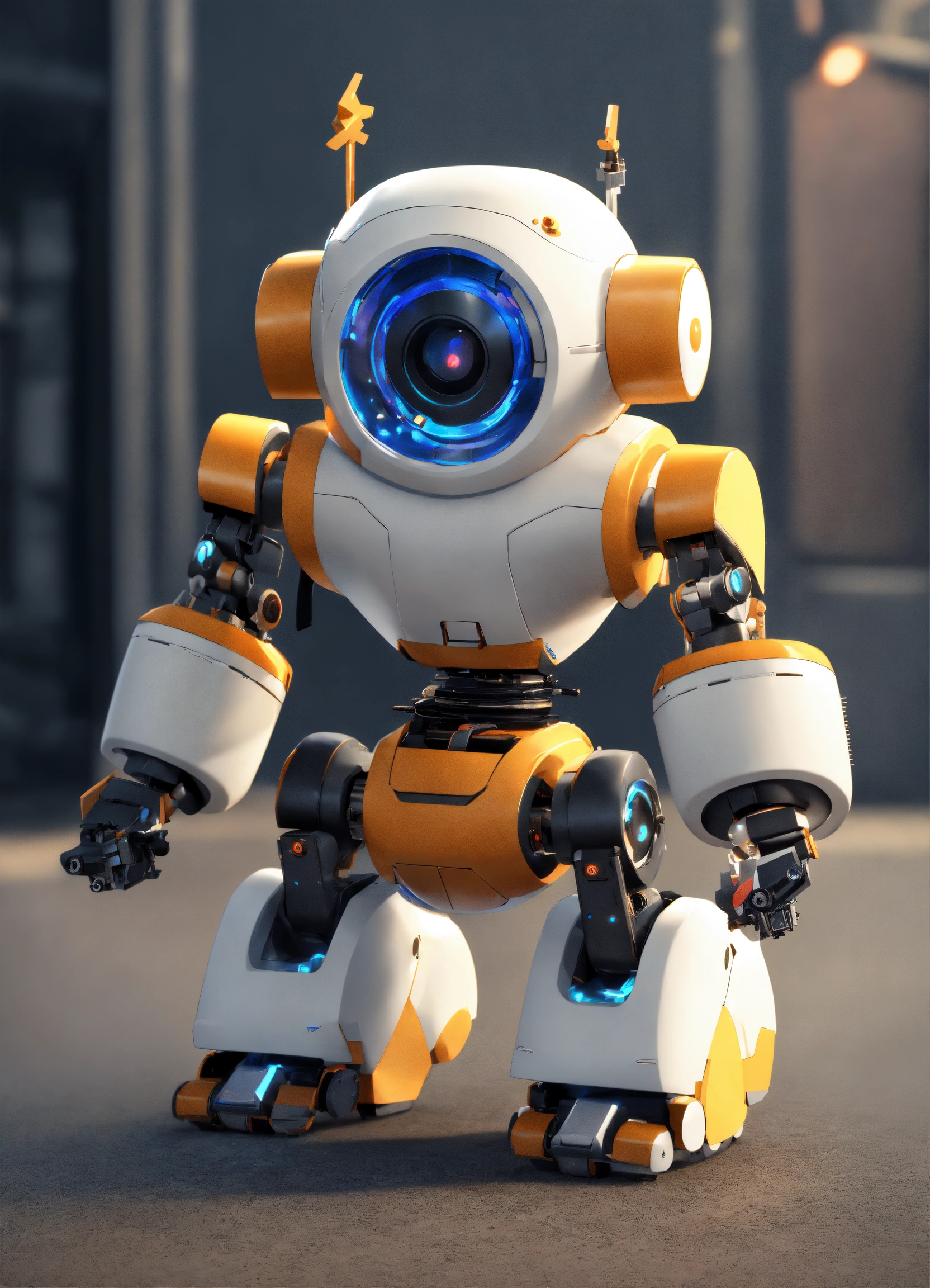 Lexica - Super cute fluffy Mix robot with magnetic angular limbs and ...