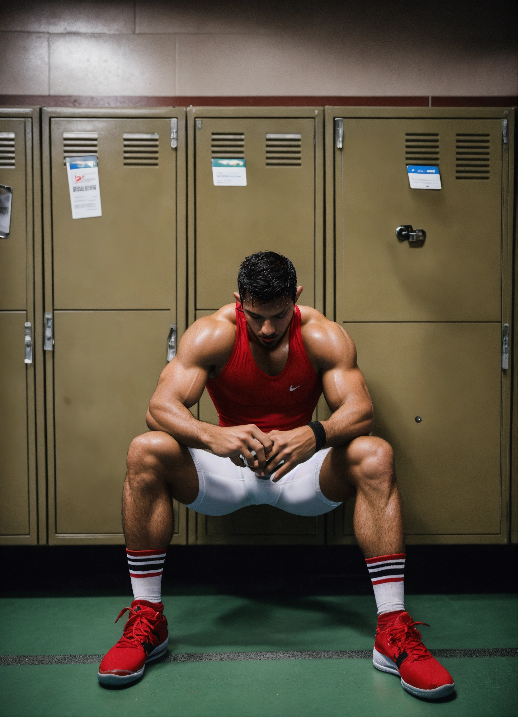 Lexica - Group of skinny handsome boxer wrestlers young cuddling guys ...