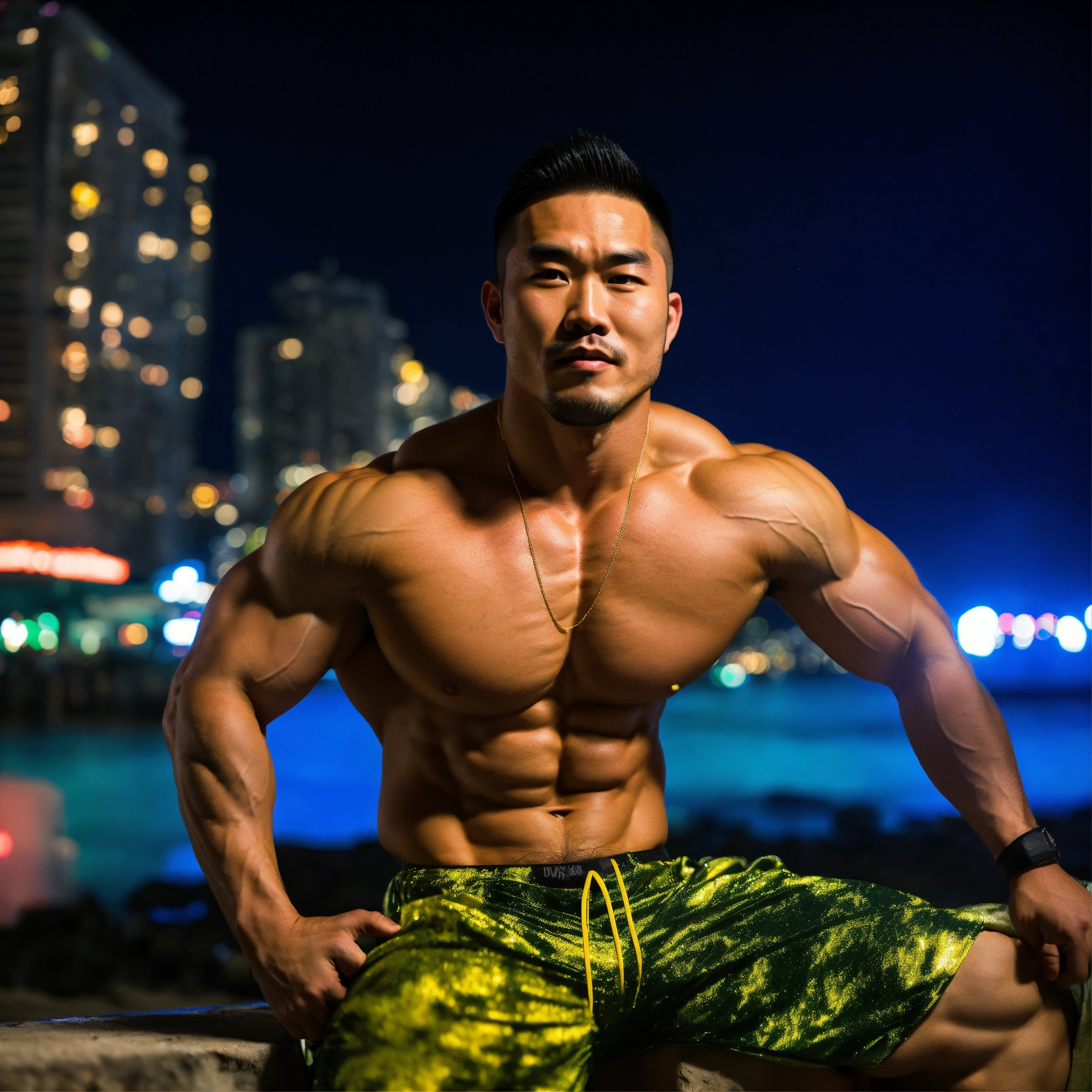 Lexica - 30-year-old hairy man with big muscles, Bryan Leung Kar-yan ...