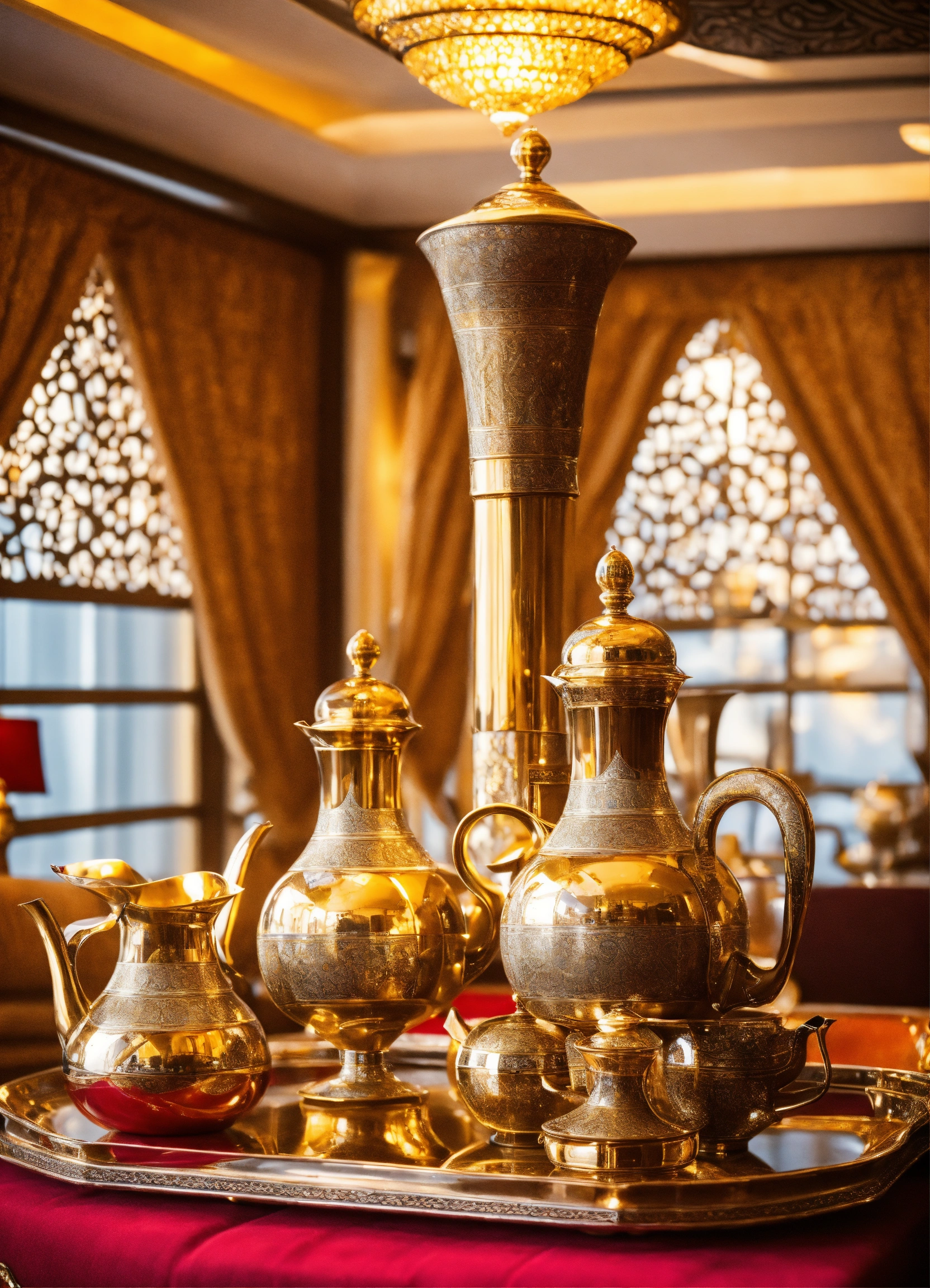 Lexica - Arabic coffee pot dallah dalla Set baroque Saudi nouveau riche ...