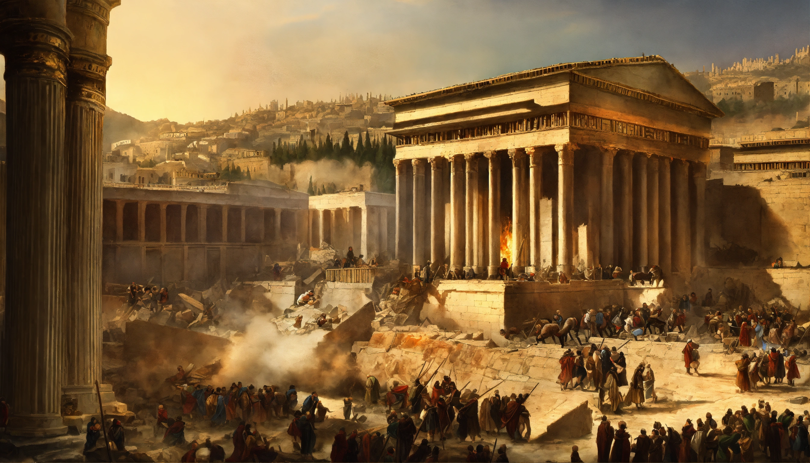 Lexica - The destruction of the Temple of Solomon in Jerusalem by the ...