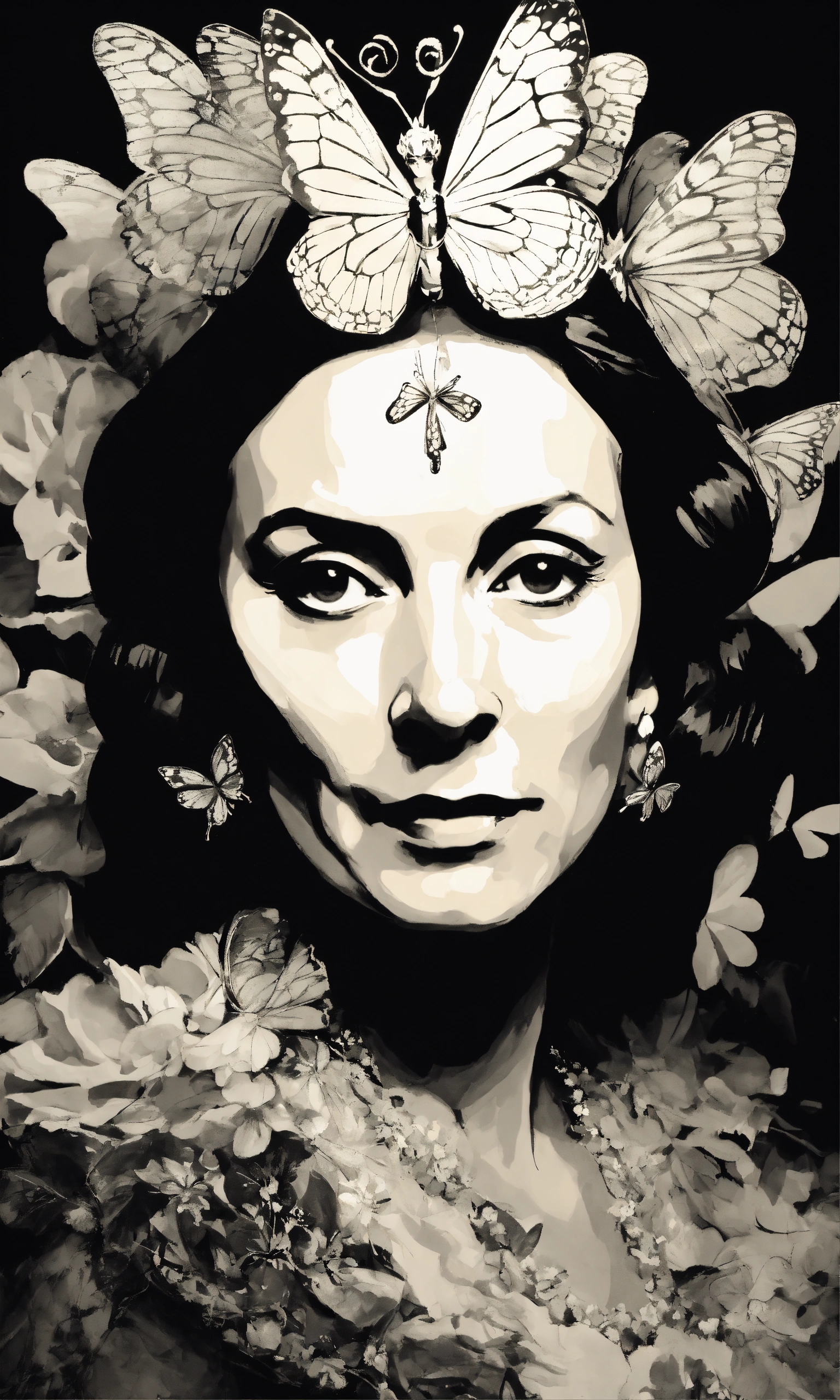 Lexica - "A realistic representation of Queen Sofia of Spain, in her ...