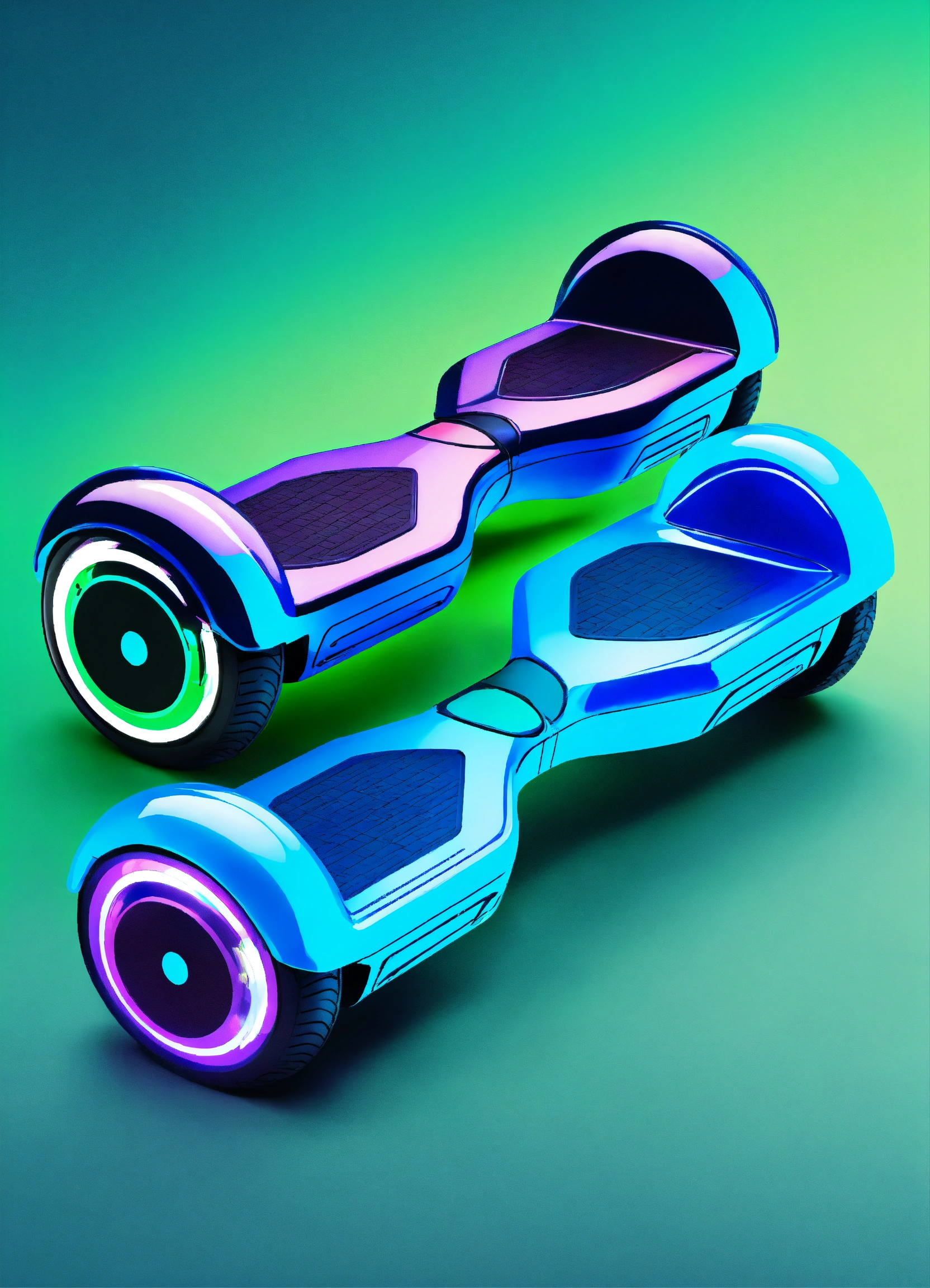 Lexica - Hoverboard on plain background. the hoverboard need to look ...