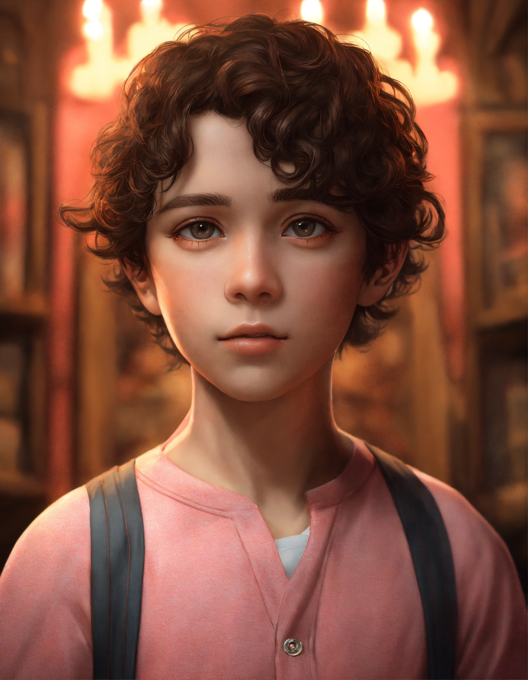 Lexica - An epic fantasy comic book style portrait painting of a young ...