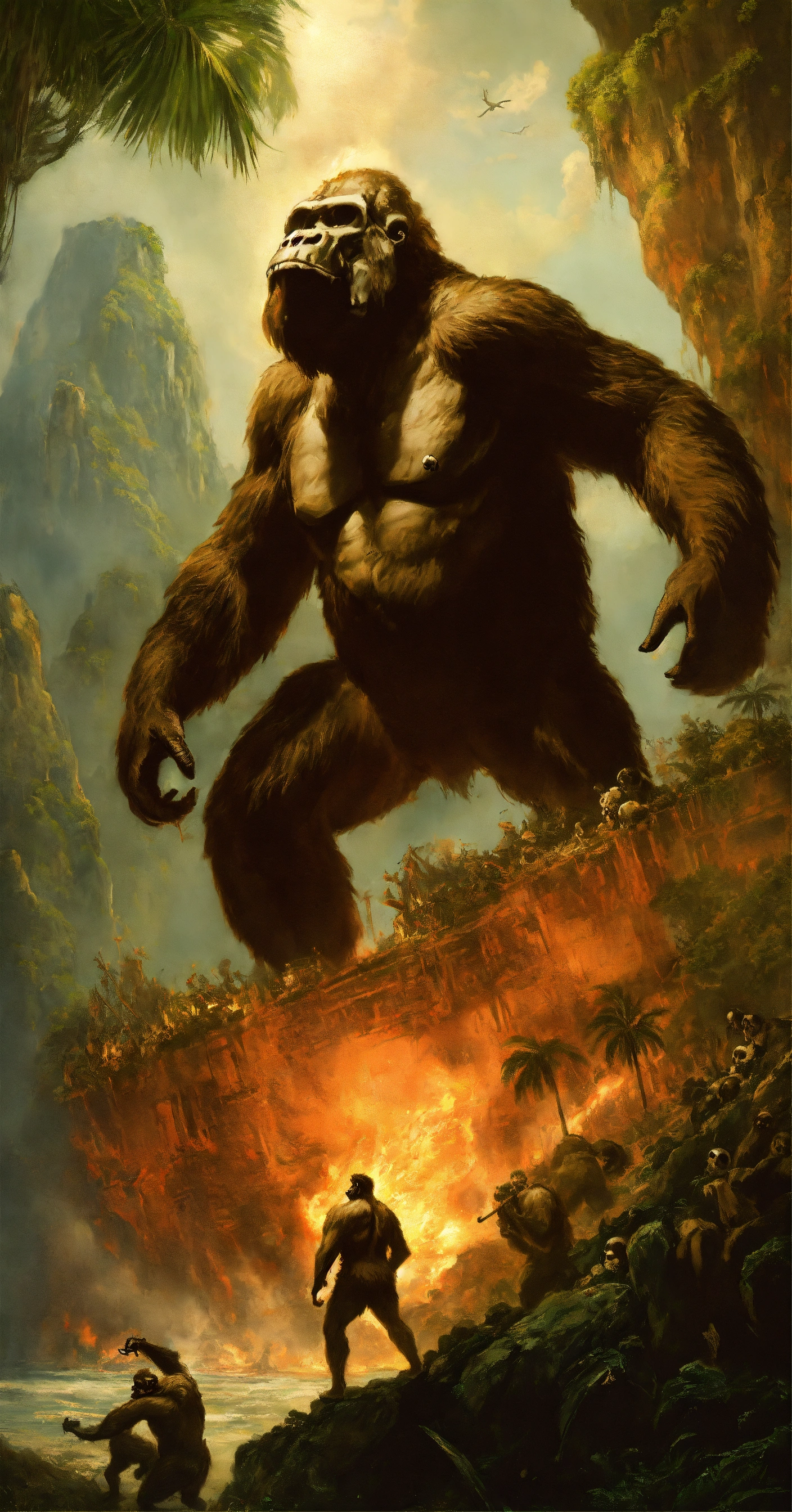Lexica - King Kong on Skull Island by Peter Paul Rubens