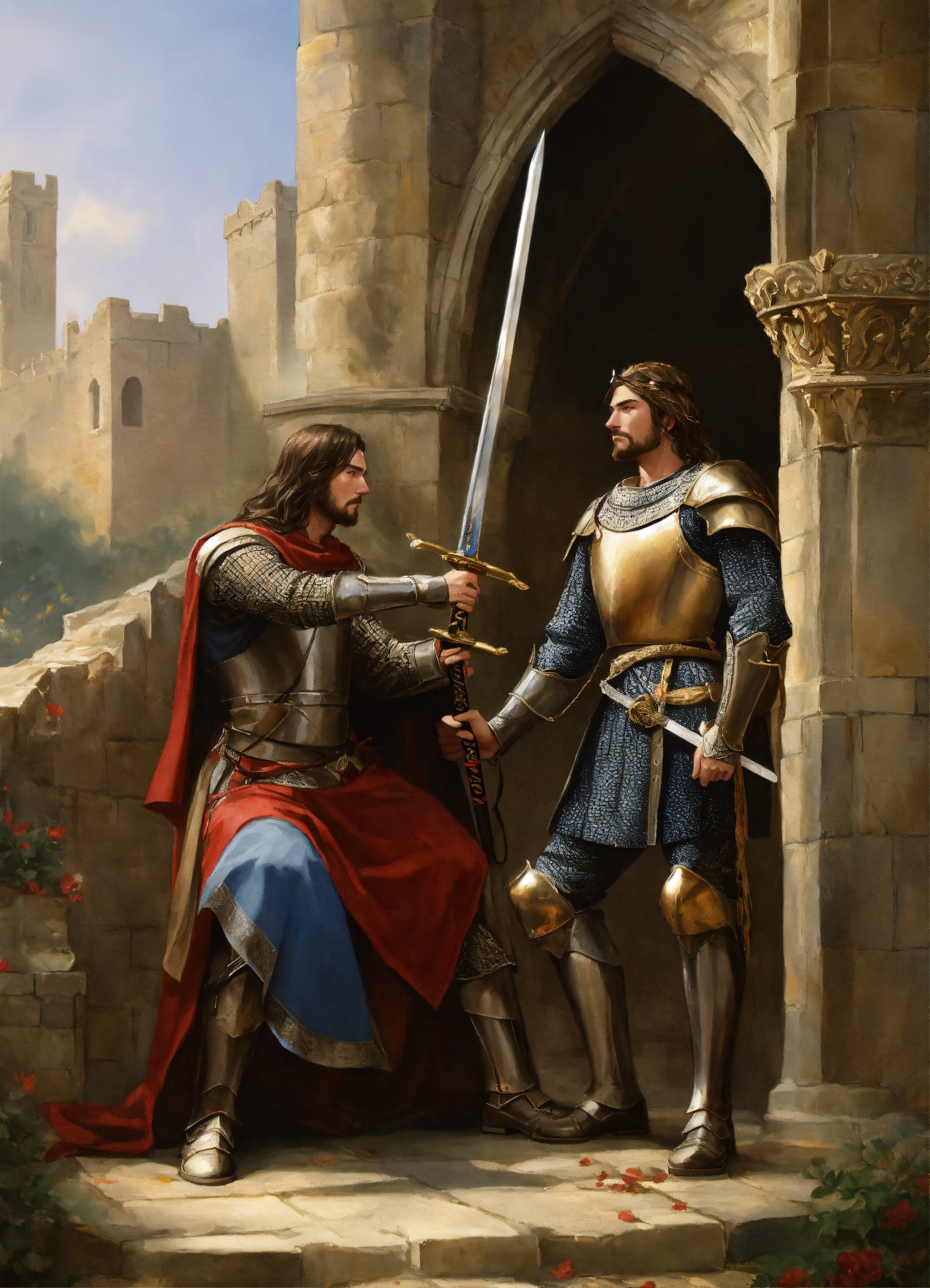 Lexica - In the medieval, the king is around 50 years old, standing ...