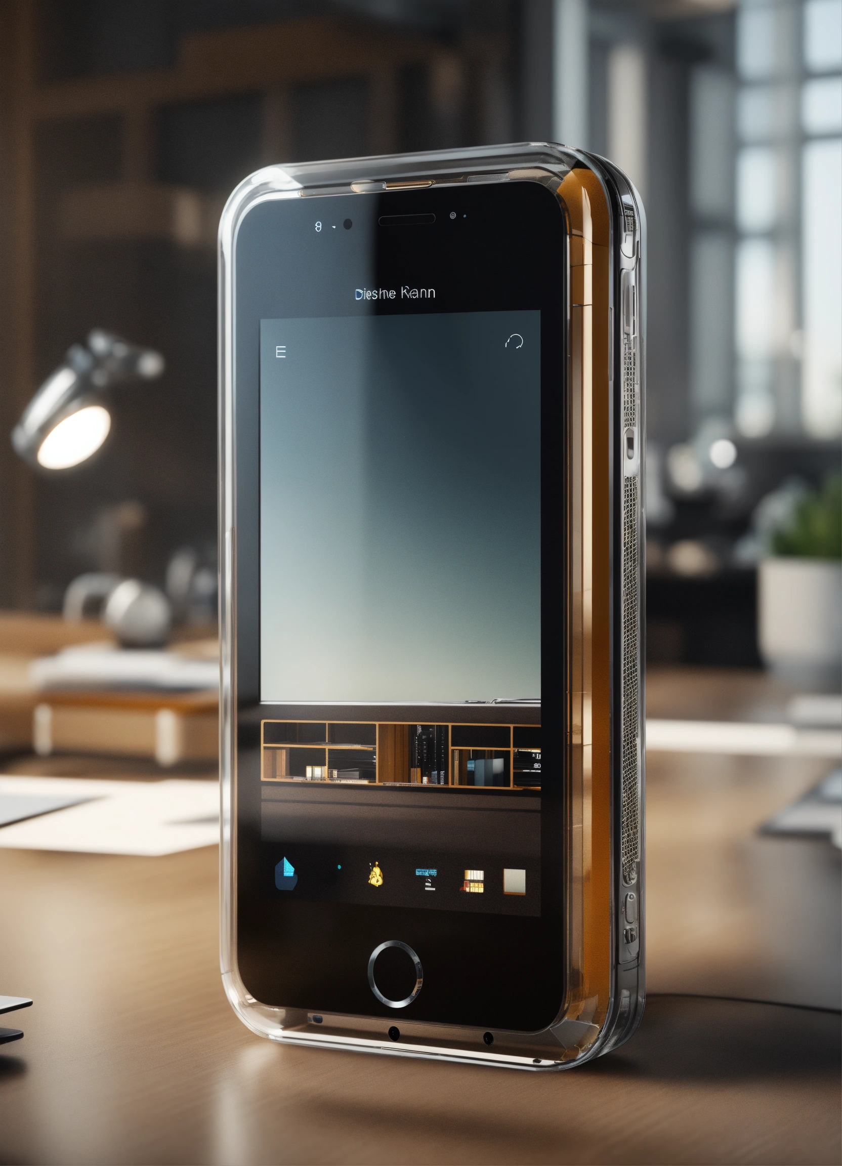 Lexica - A see through polycarbonate smart phone designed by Dieter ...