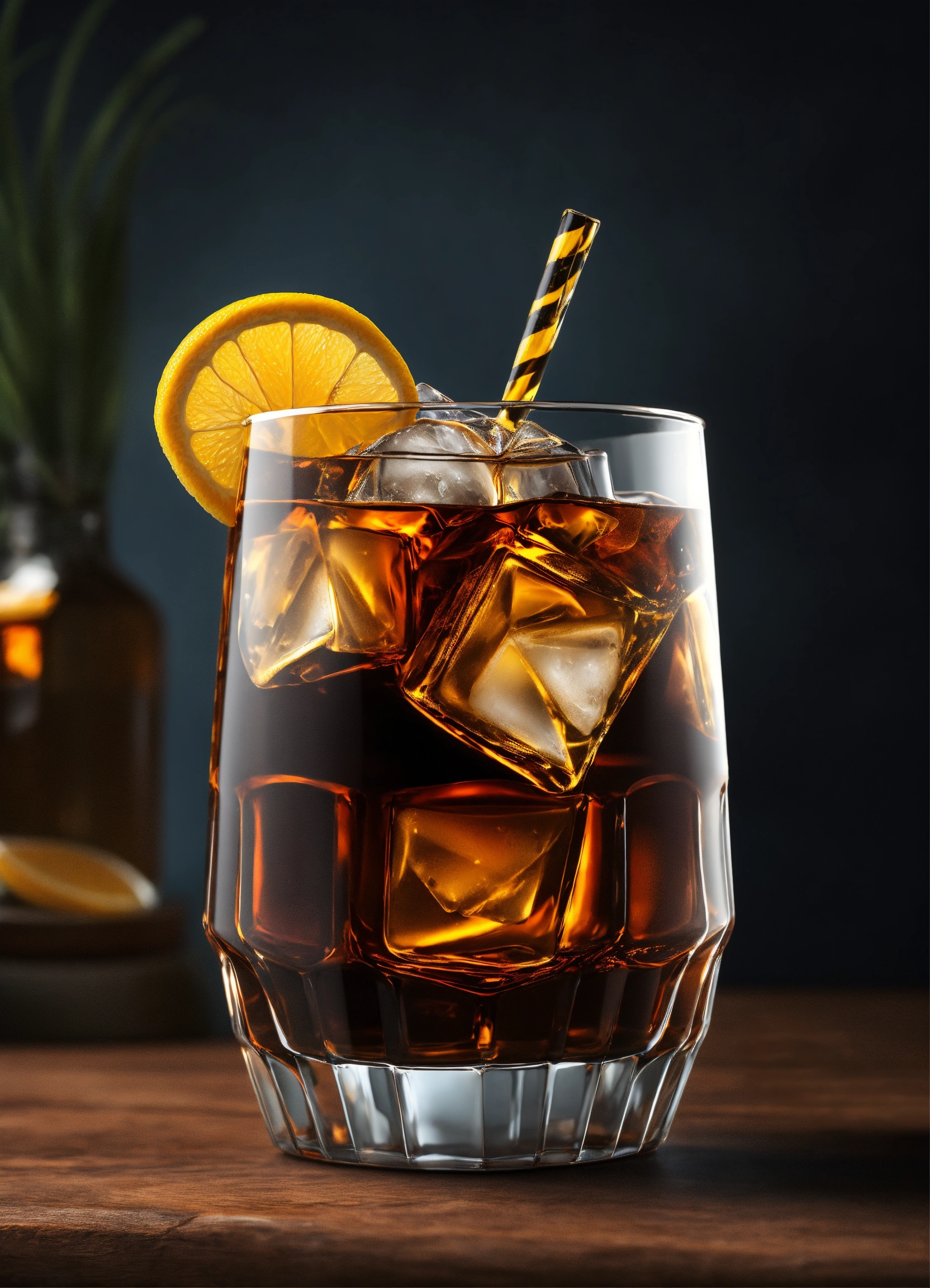 Lexica - REALISTIC CLEAR GLASS BLACK RUSSIAN DRINK