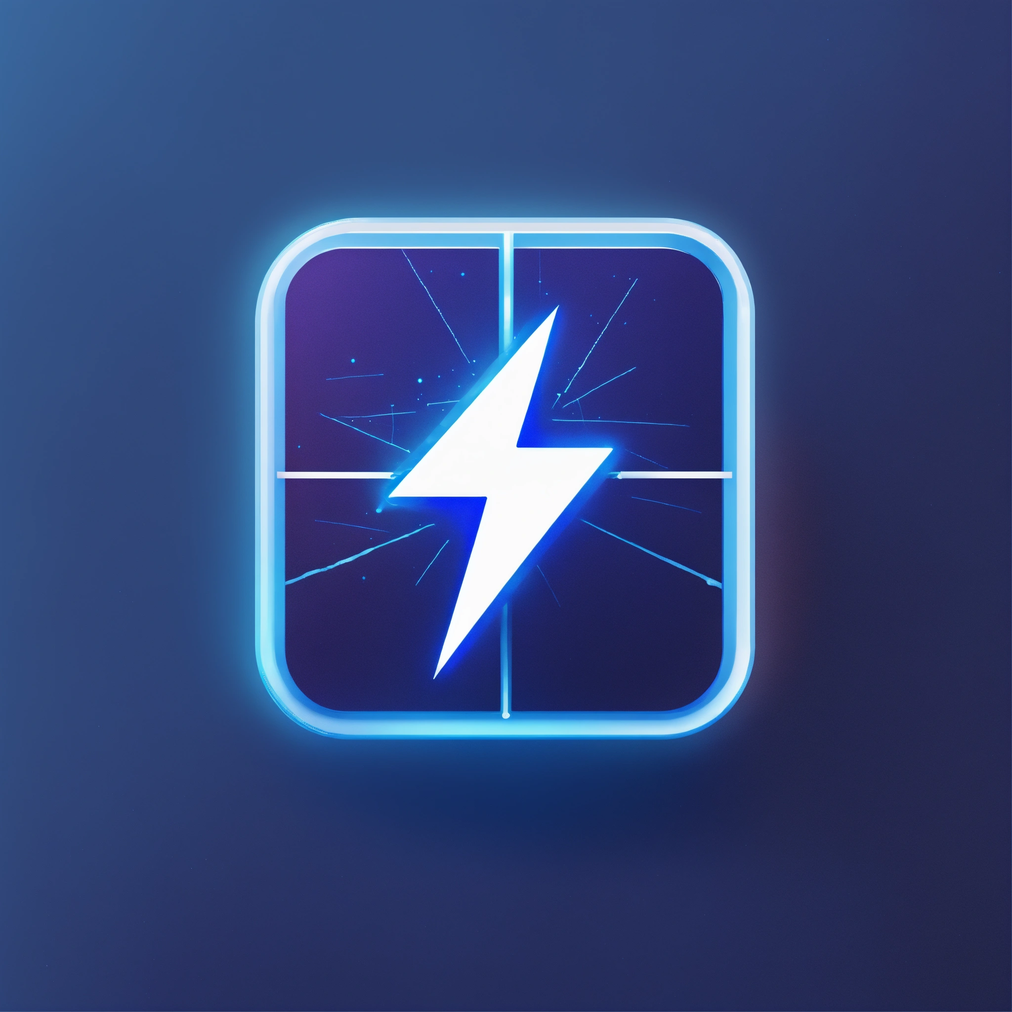 Lexica - Modern app icon for Ethernet configuration, stylized lightning ...
