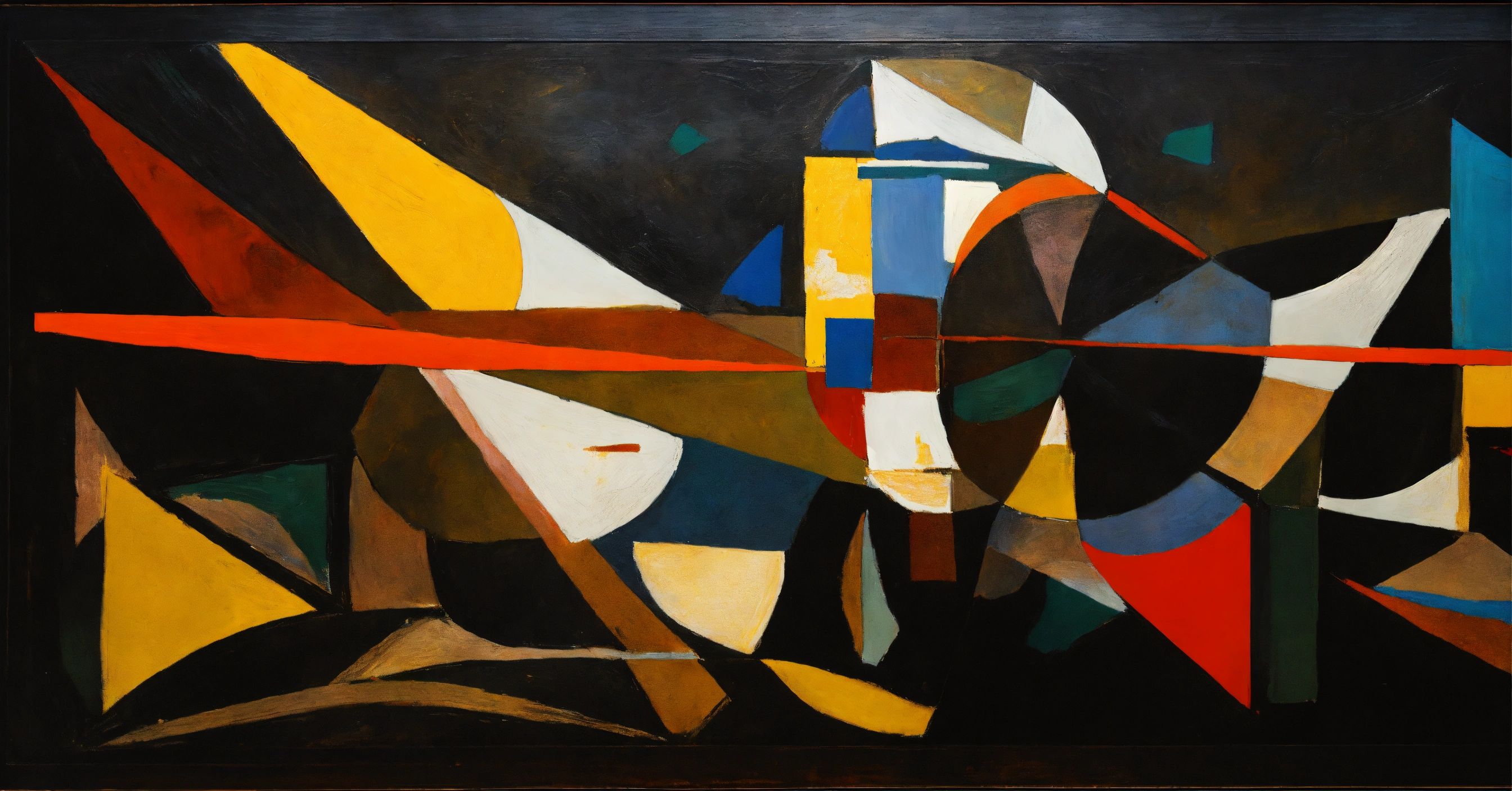 Lexica - Henry Taylor (artist) crazy geometric abstract expressionism ...