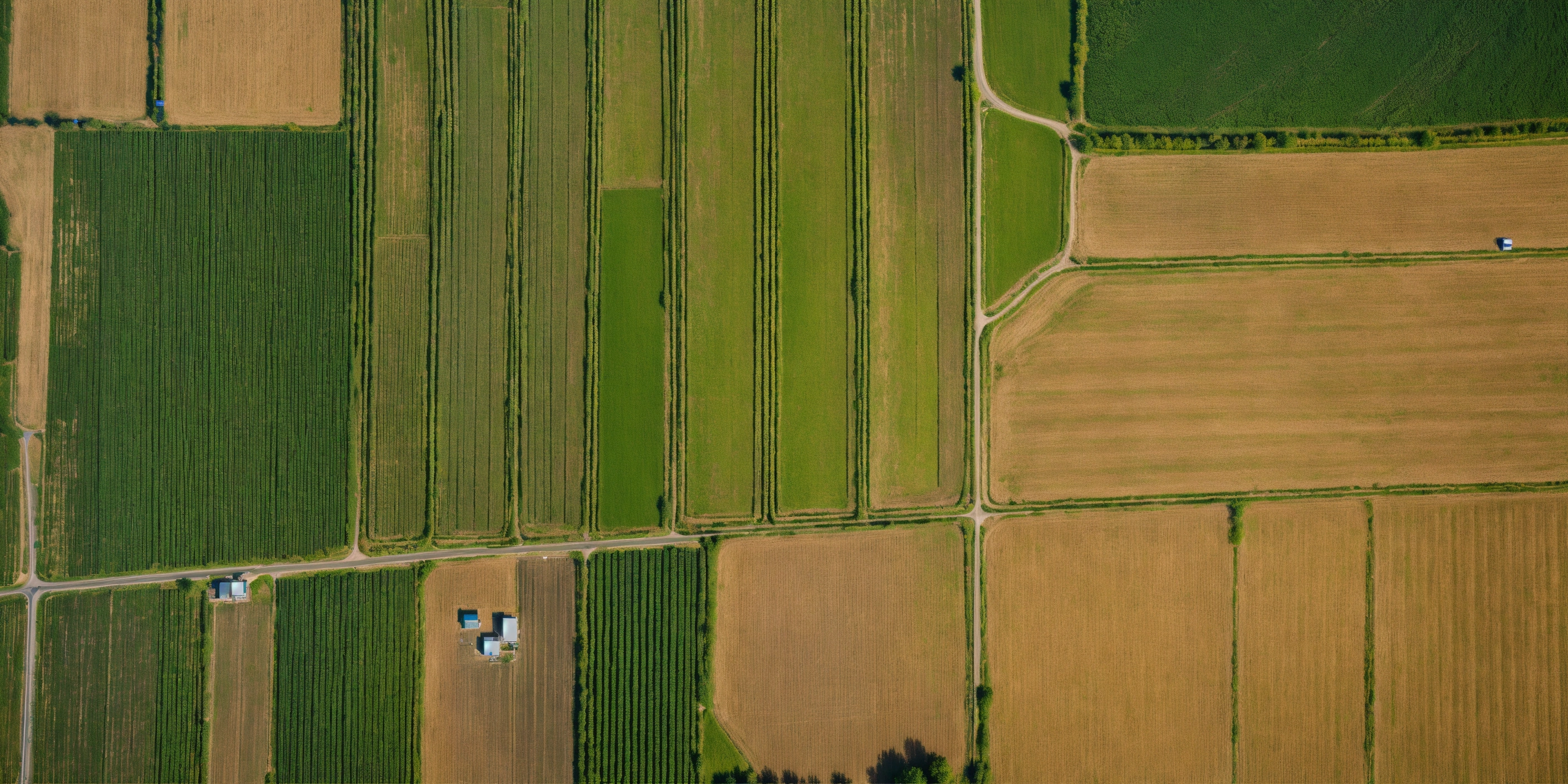 Lexica - Field of a different crops, Kyiv region, Ukraine , satellite ...