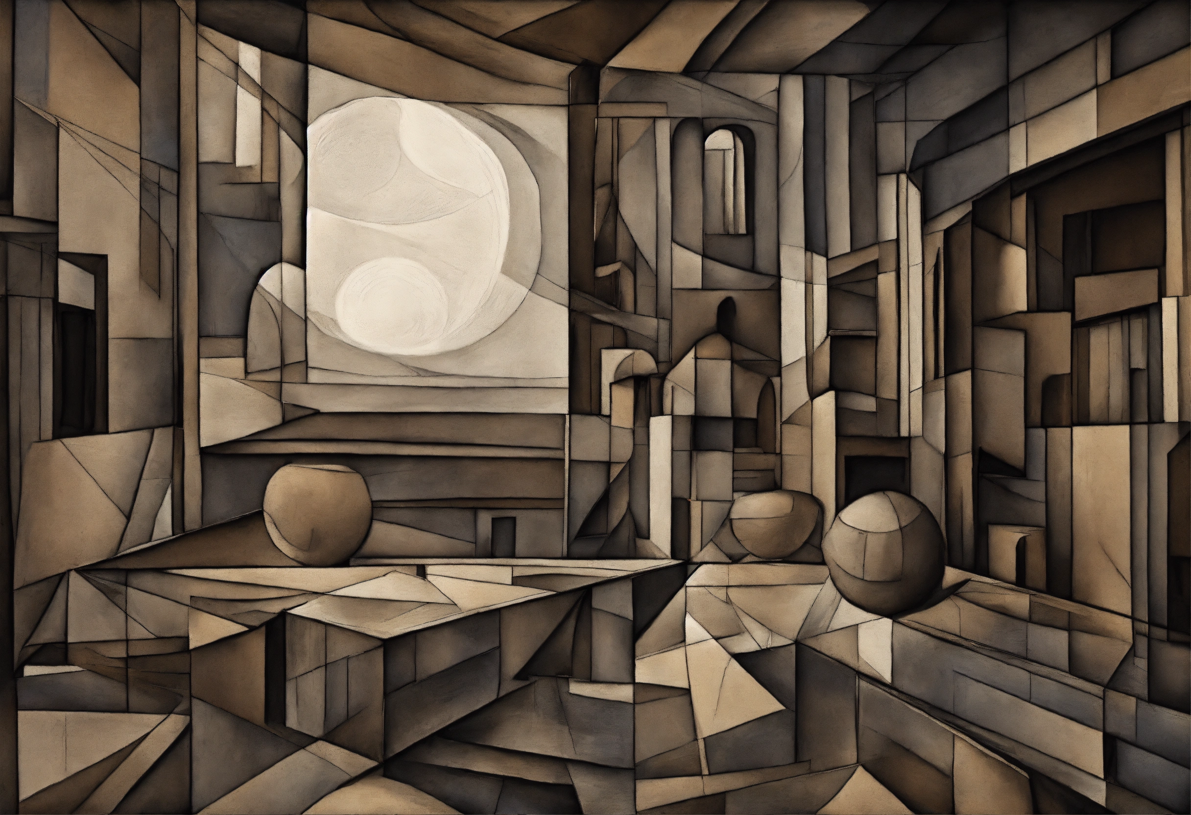 Lexica - Abstract art abstraction abstract SketchUp moonlight Leonardo ...