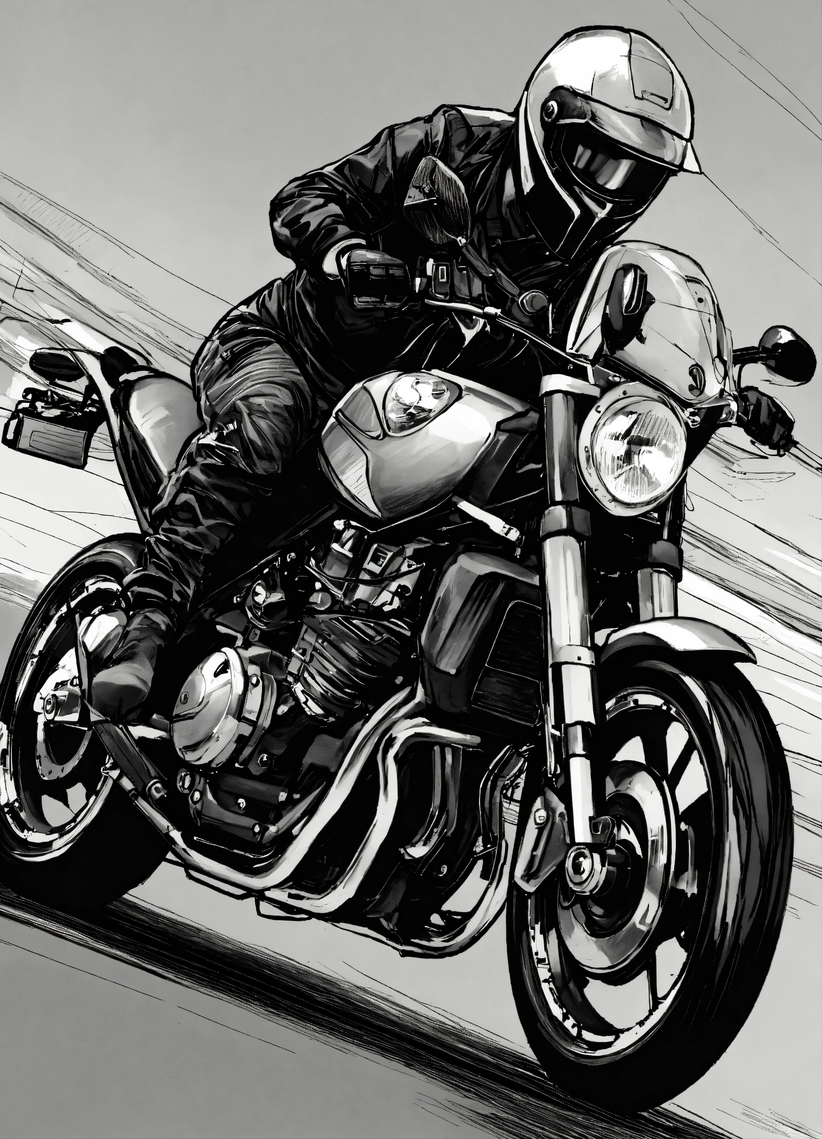 Lexica - MOTOR RIDER SKECTH