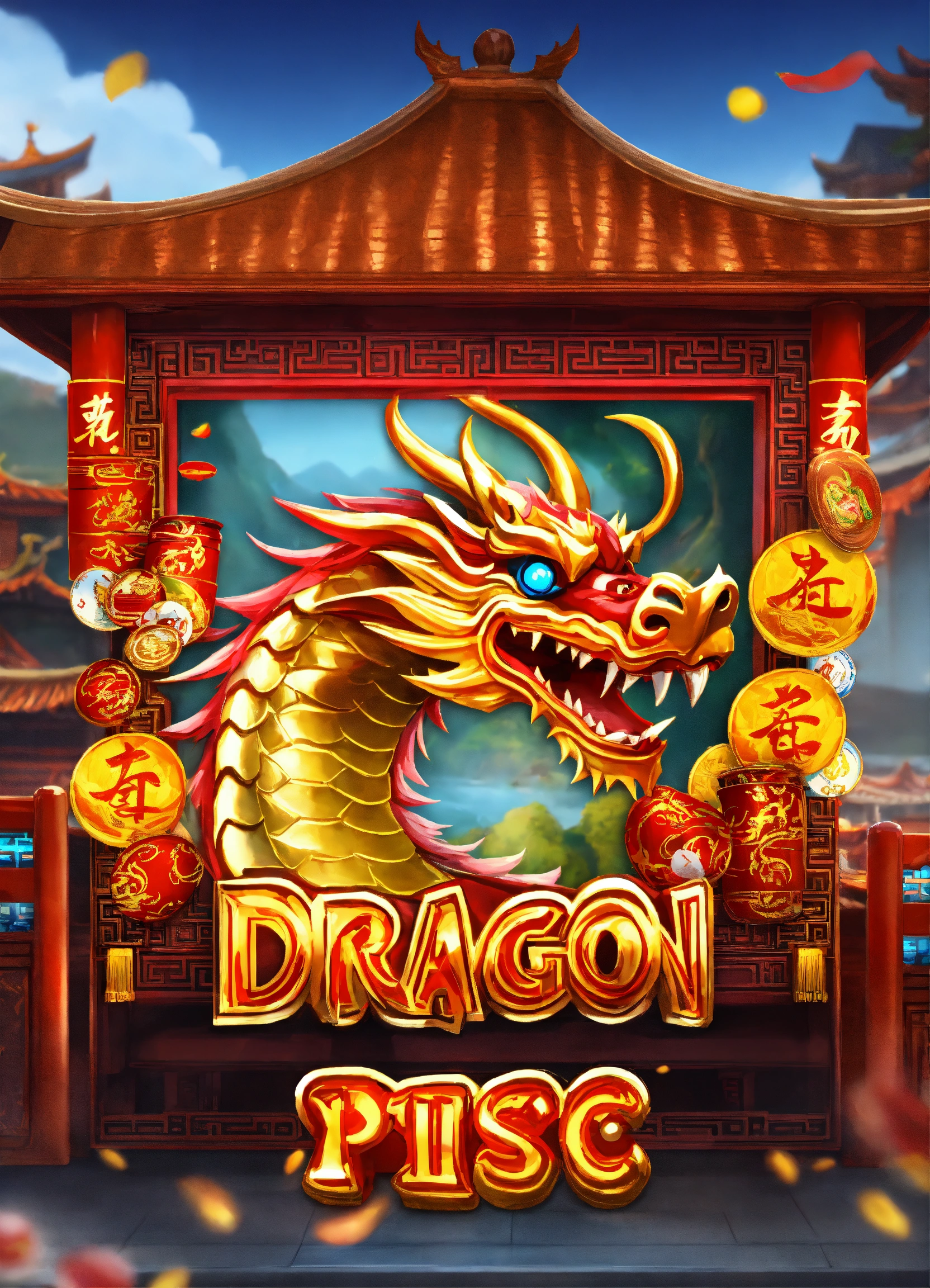 Lexica - Dragon (chinese) slot machine game icon