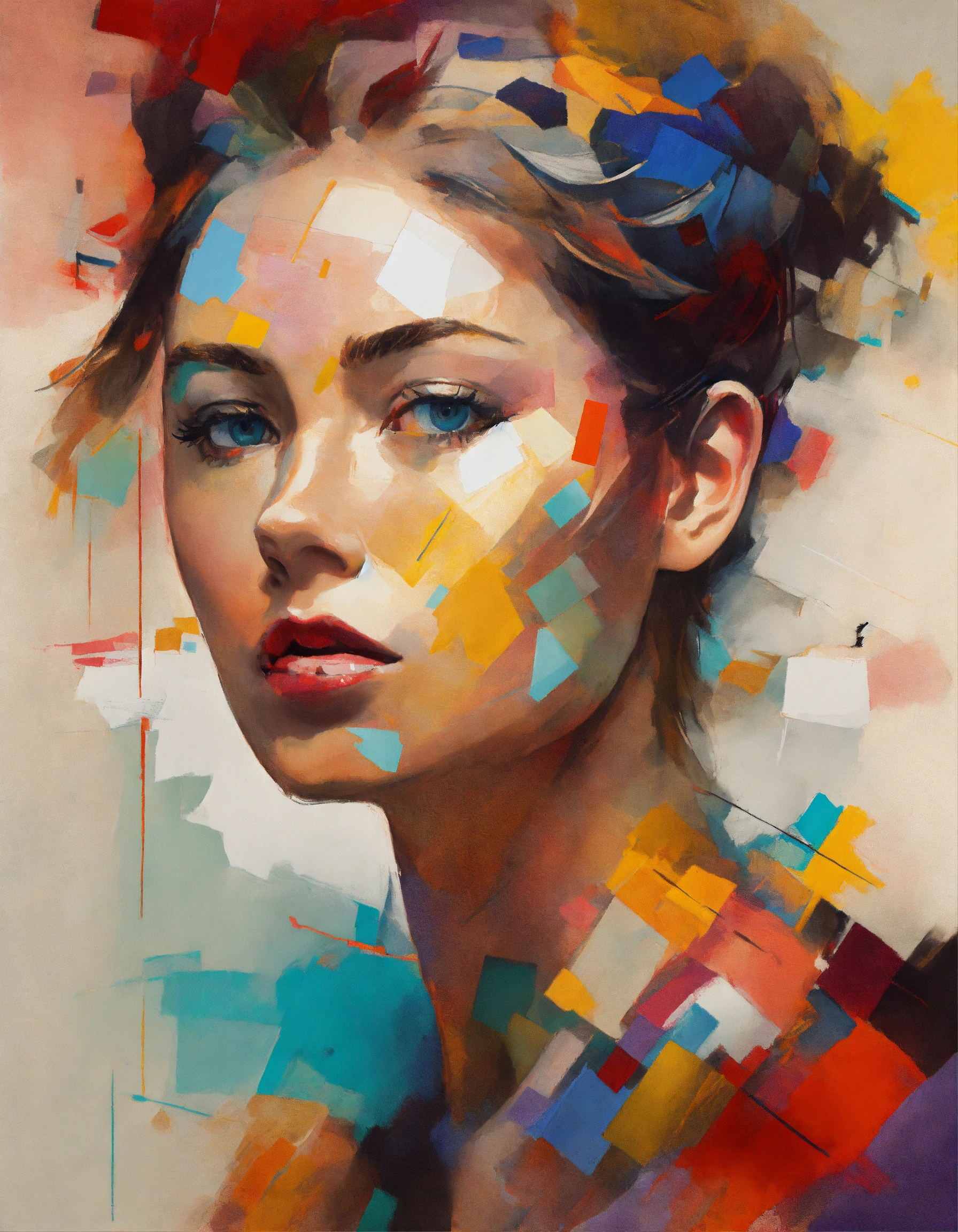 Lexica - Create a captivating and abstract-style portrait or PFP ...