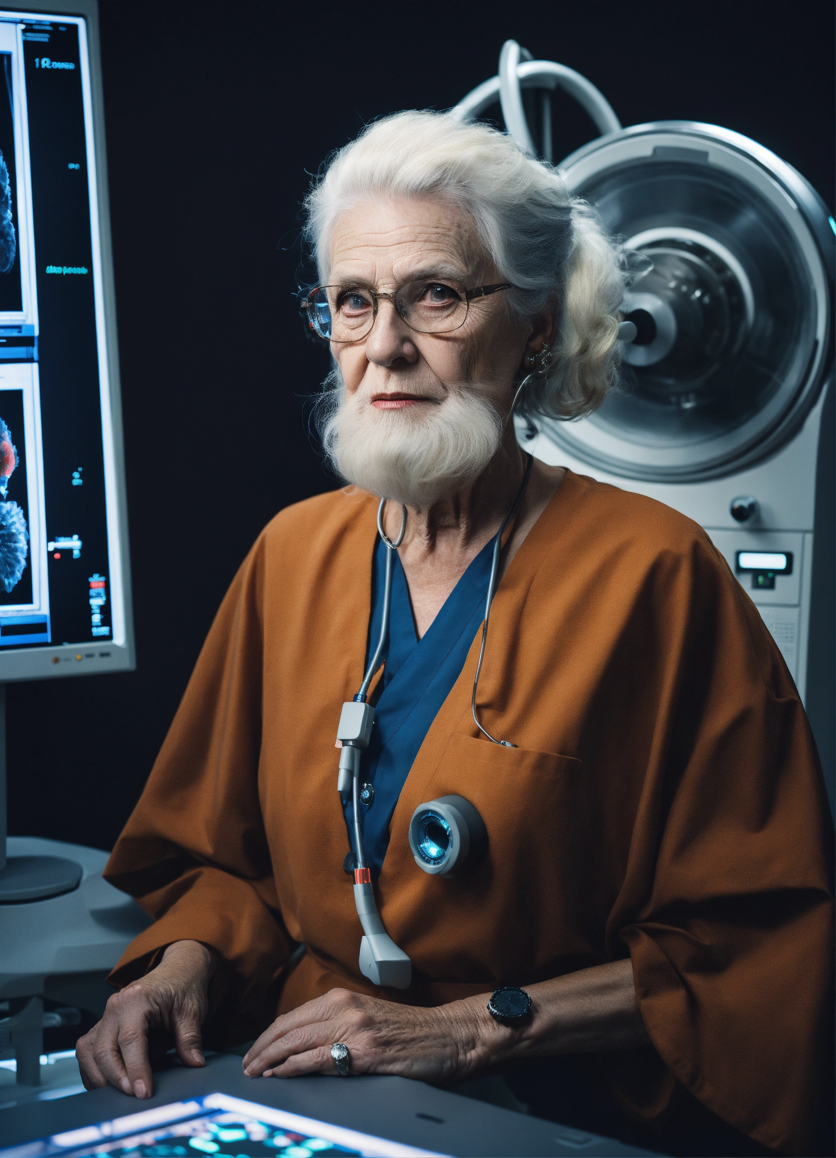 Lexica - An ugly old crone dressed as a superintendant of radiography ...