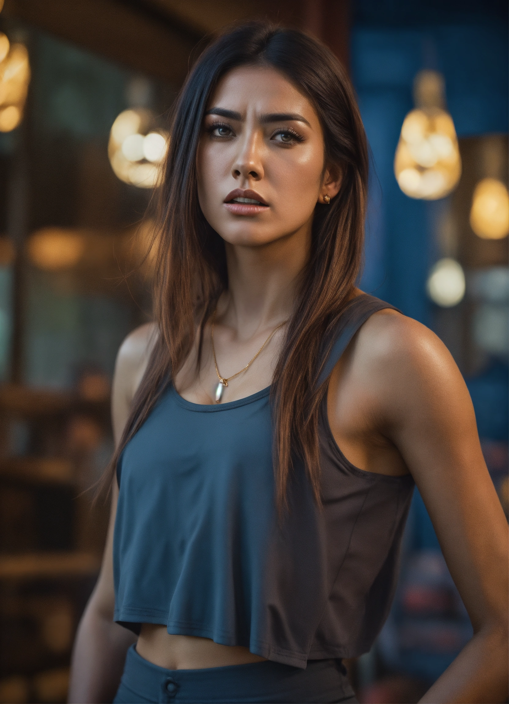 Lexica - Full body potrait of a women transforming into a skinny body ...