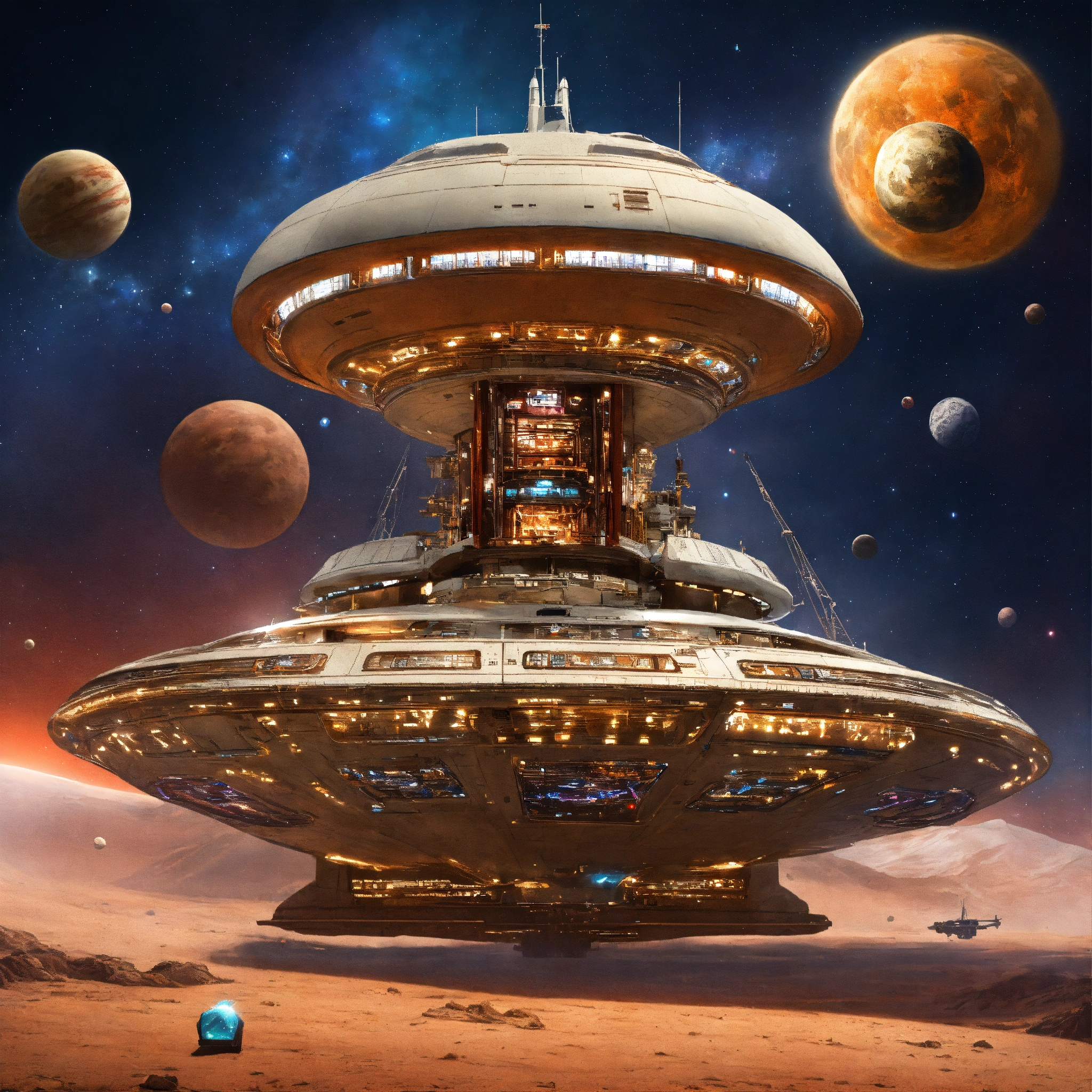 Lexica - Space cruise spaceship