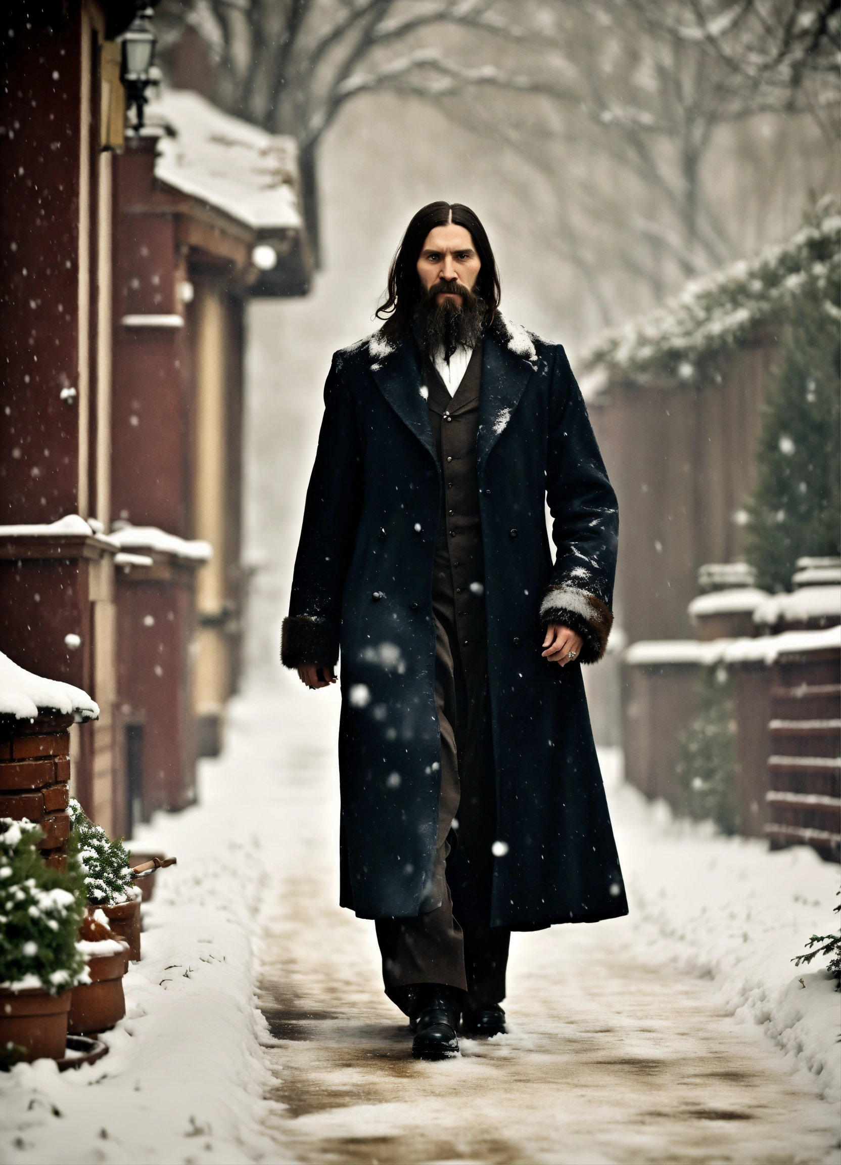 Lexica - Grigori Rasputin walking in a snowstorm