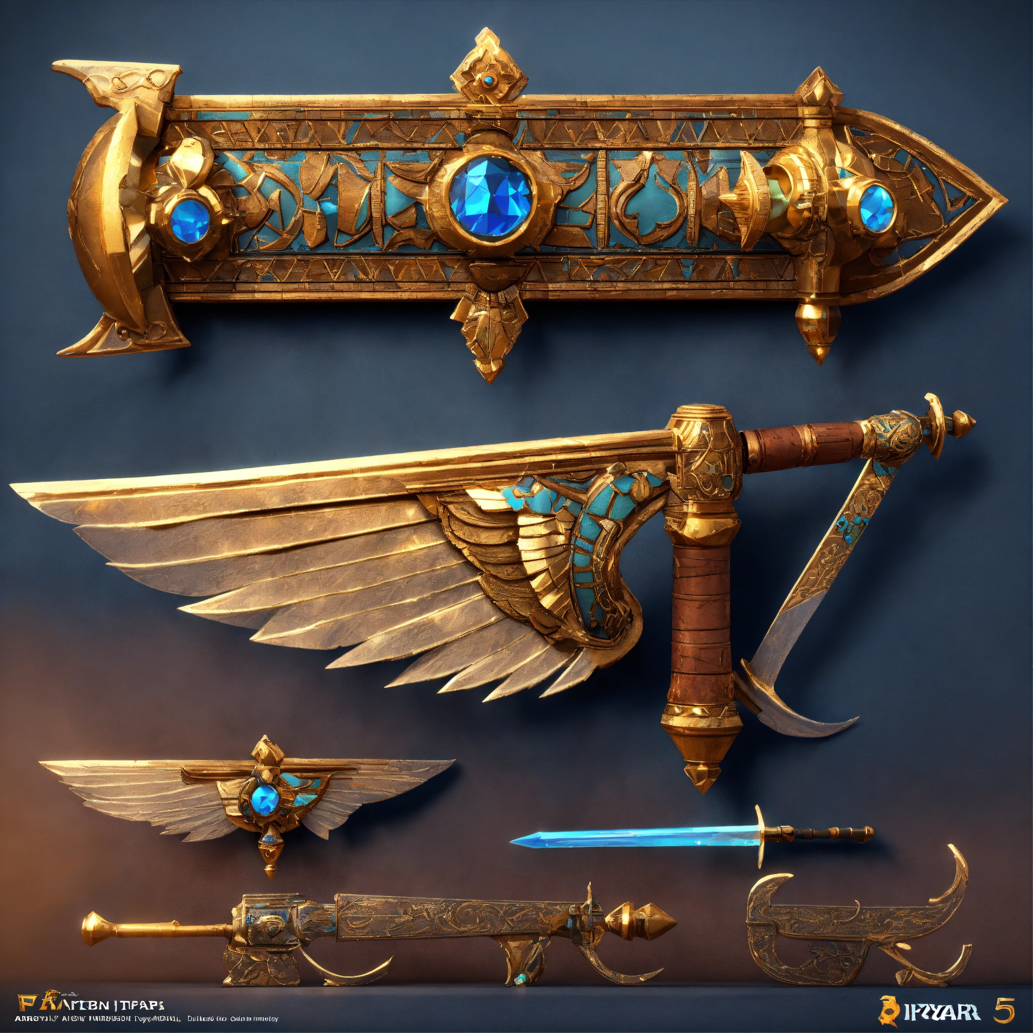 Lexica - Arab ancient weapons (pixar art style)++ highly detailed ...