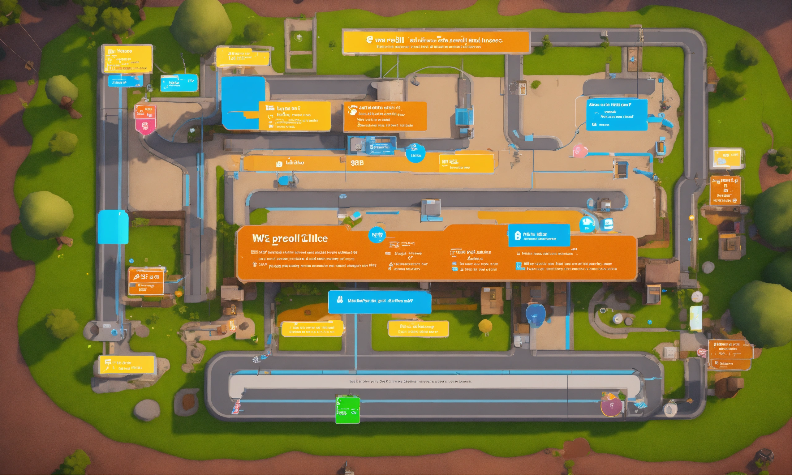 Lexica - Flowcharts, unreal engine, mechanic style, cute, 8k, unreal ...