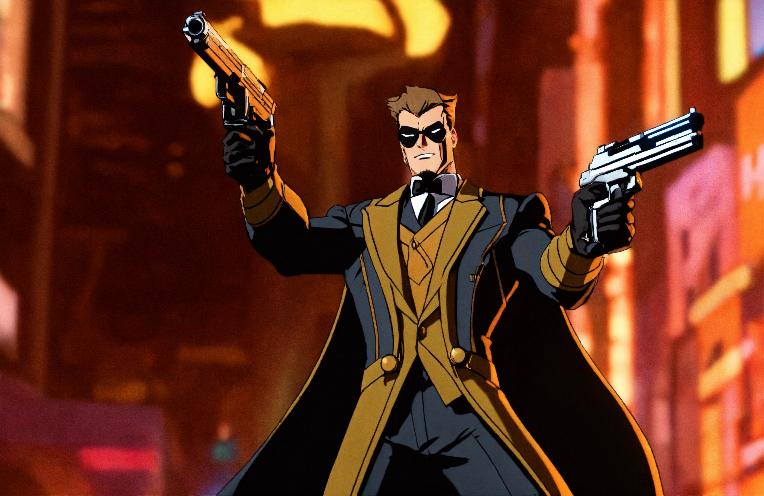 Lexica - Marvel diamondback animated holding two pistols forward black ...