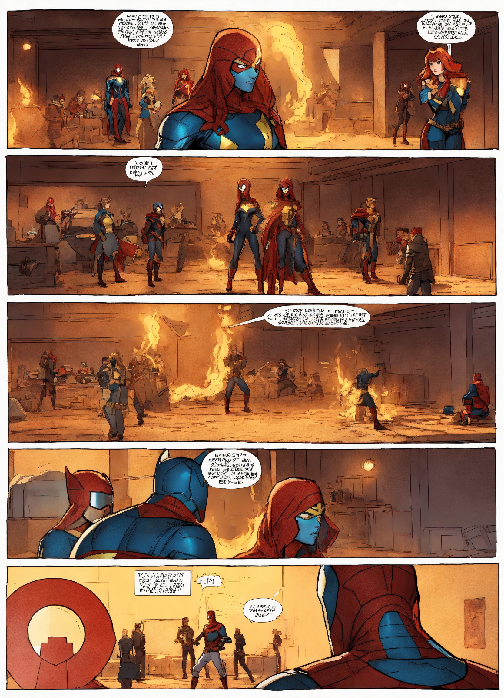 Lexica - Marvel Att-Lass animated action without words or logos