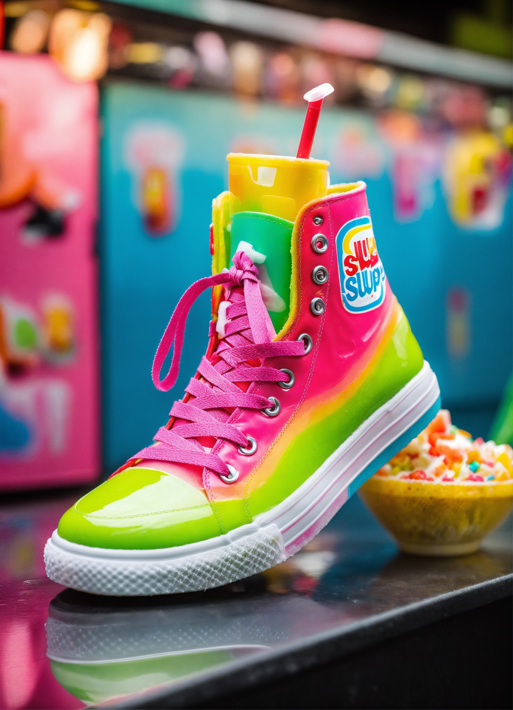 Lexica - COLORFUL SLURPEE AS A SHOE