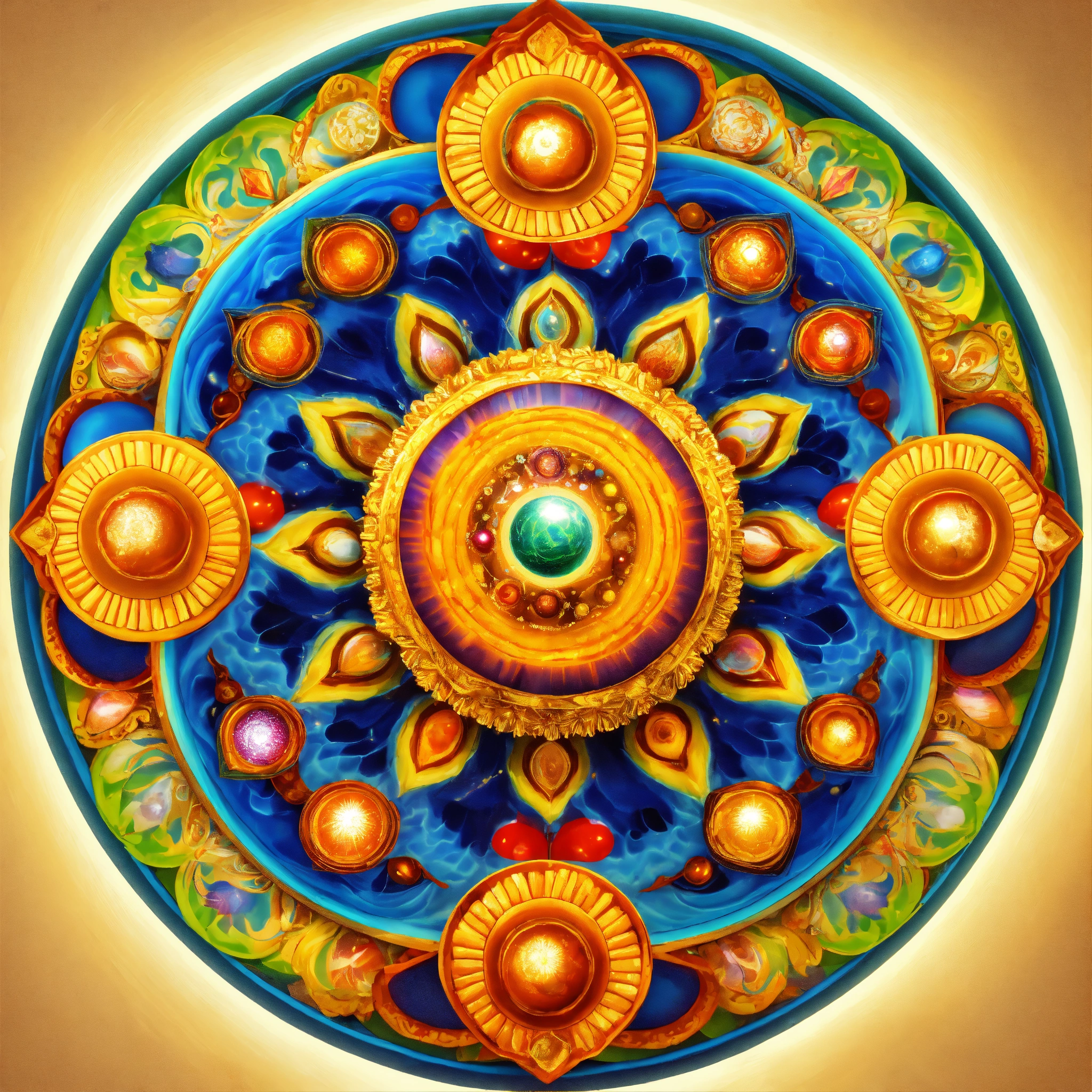 Lexica - Mandala, mandala, Mandala with multiples planets, clouds ...