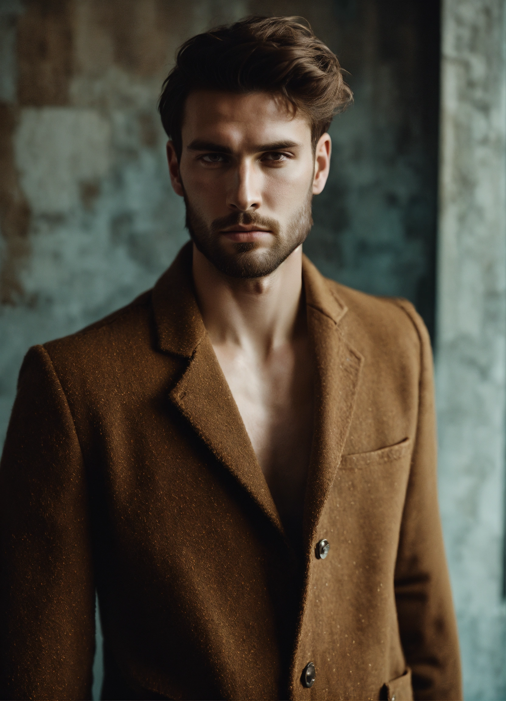 Lexica - Portrait of a handsome brown-haired European man, 29 years old ...