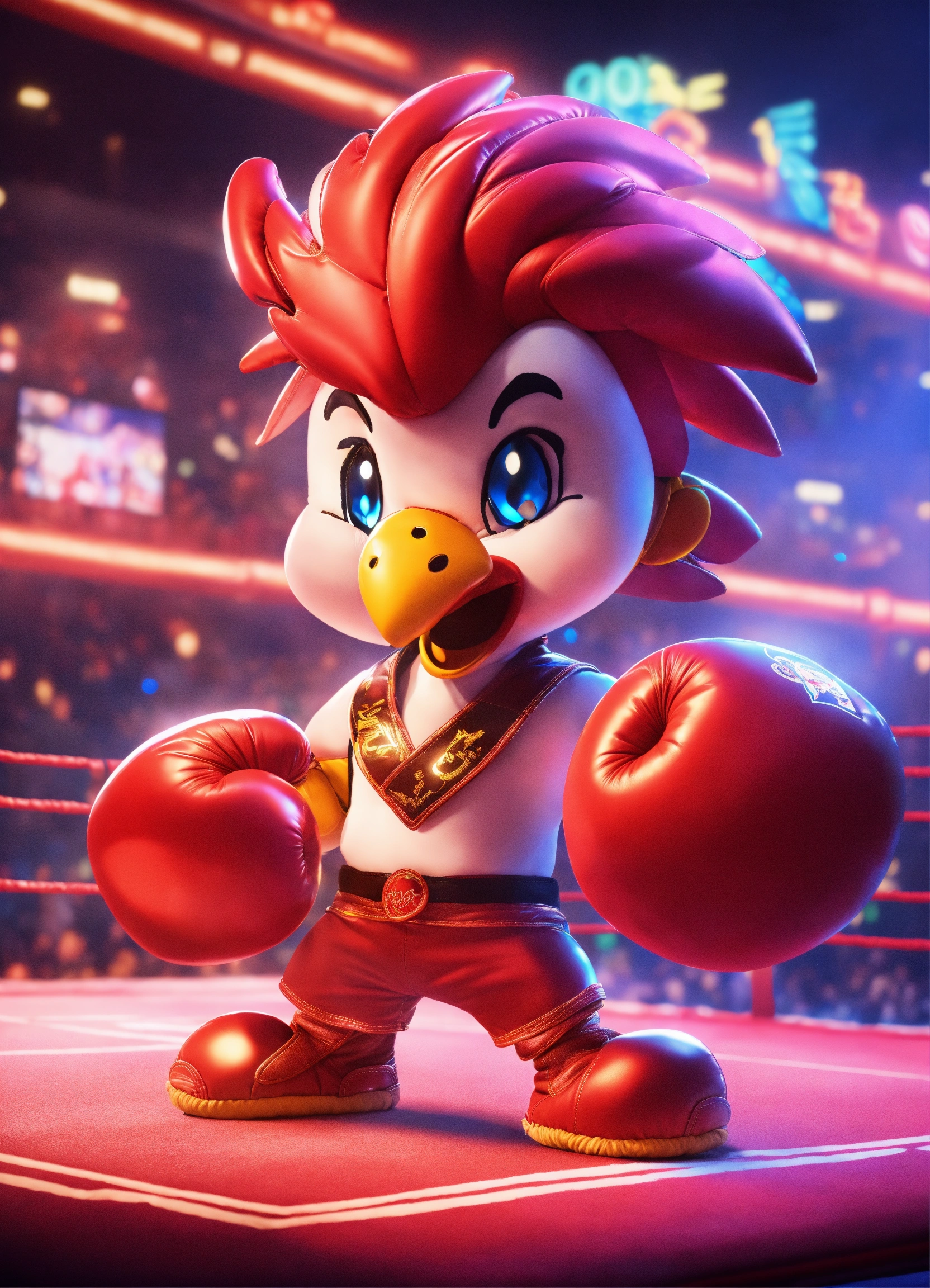 Lexica - CUTIE Q VERSION CHARACTERS BOTH ROOSTER FIGHT BATTLE,BOXING ...