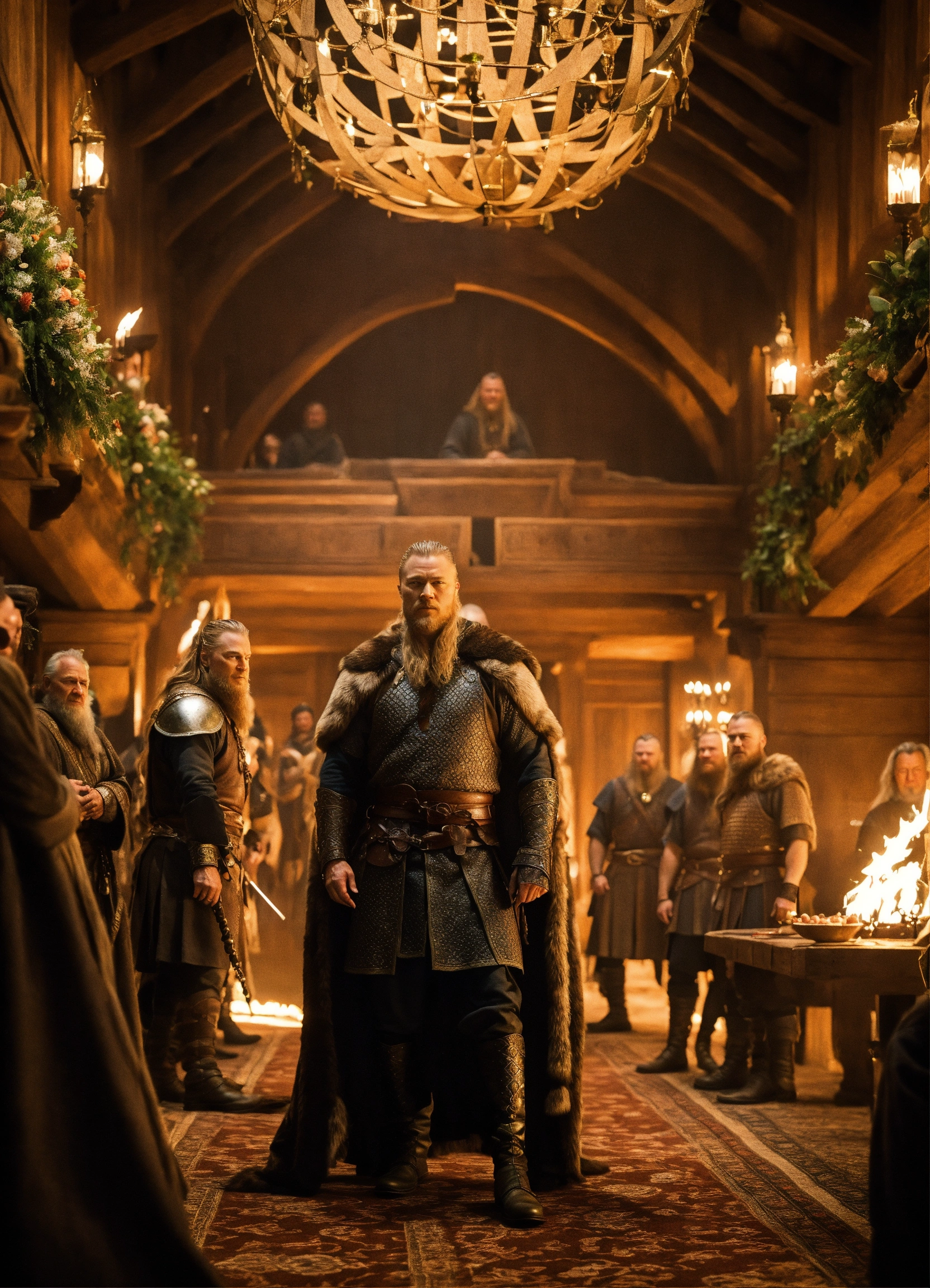 Lexica - Ragnar Lothbrok, 60 old-years, in a great viking Hall ...