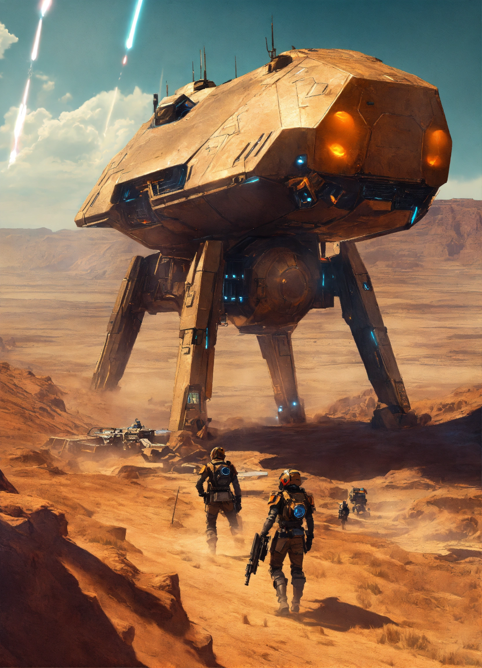 Lexica - Futuristic-interdimensional wars in the badlands with modified enhancements and nanobot ...