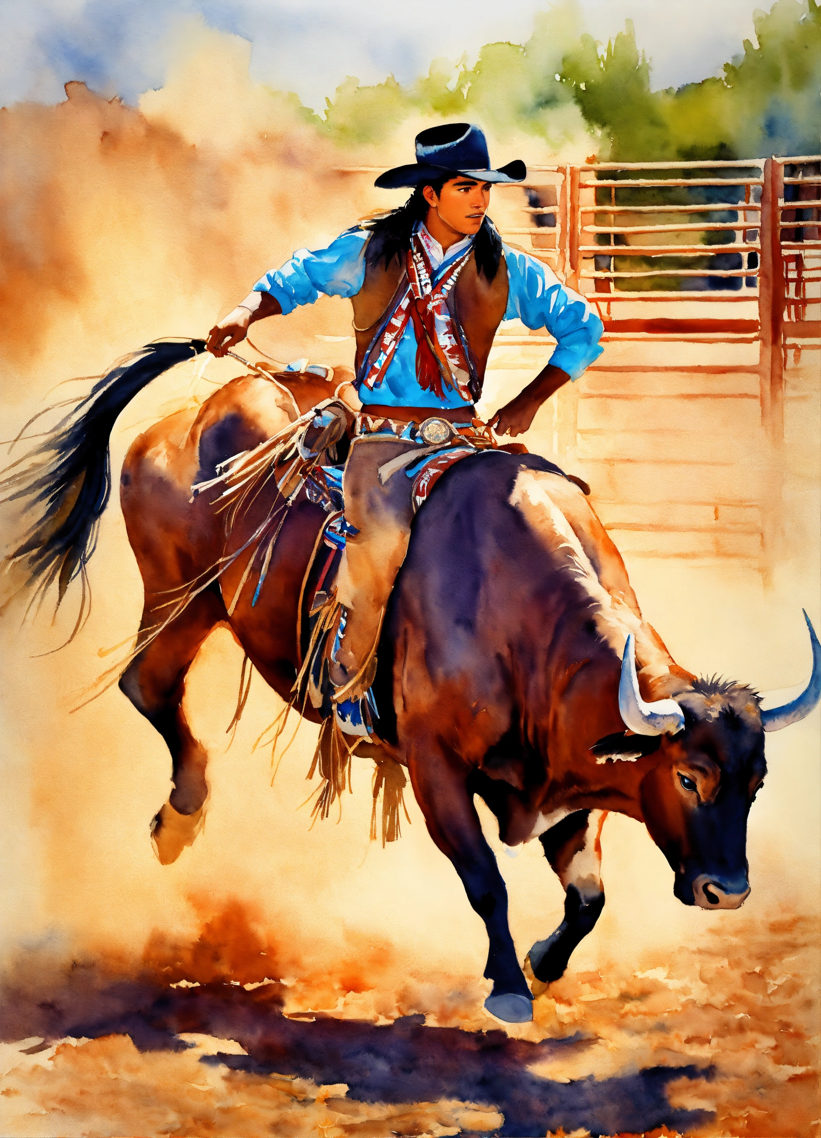 Lexica - Create a realistic, detailed, watercolor painting of a ...