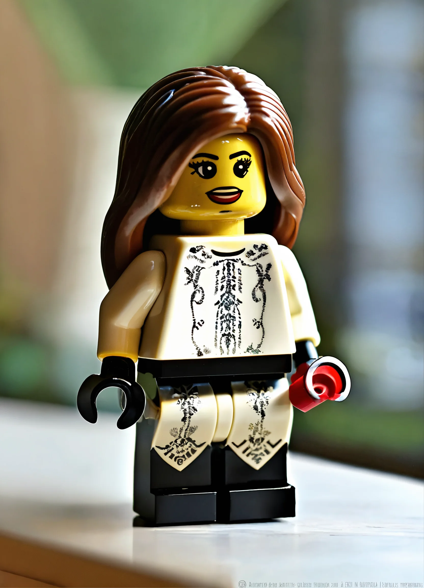 Lexica - Beautiful LEGO minifig girl, head of company