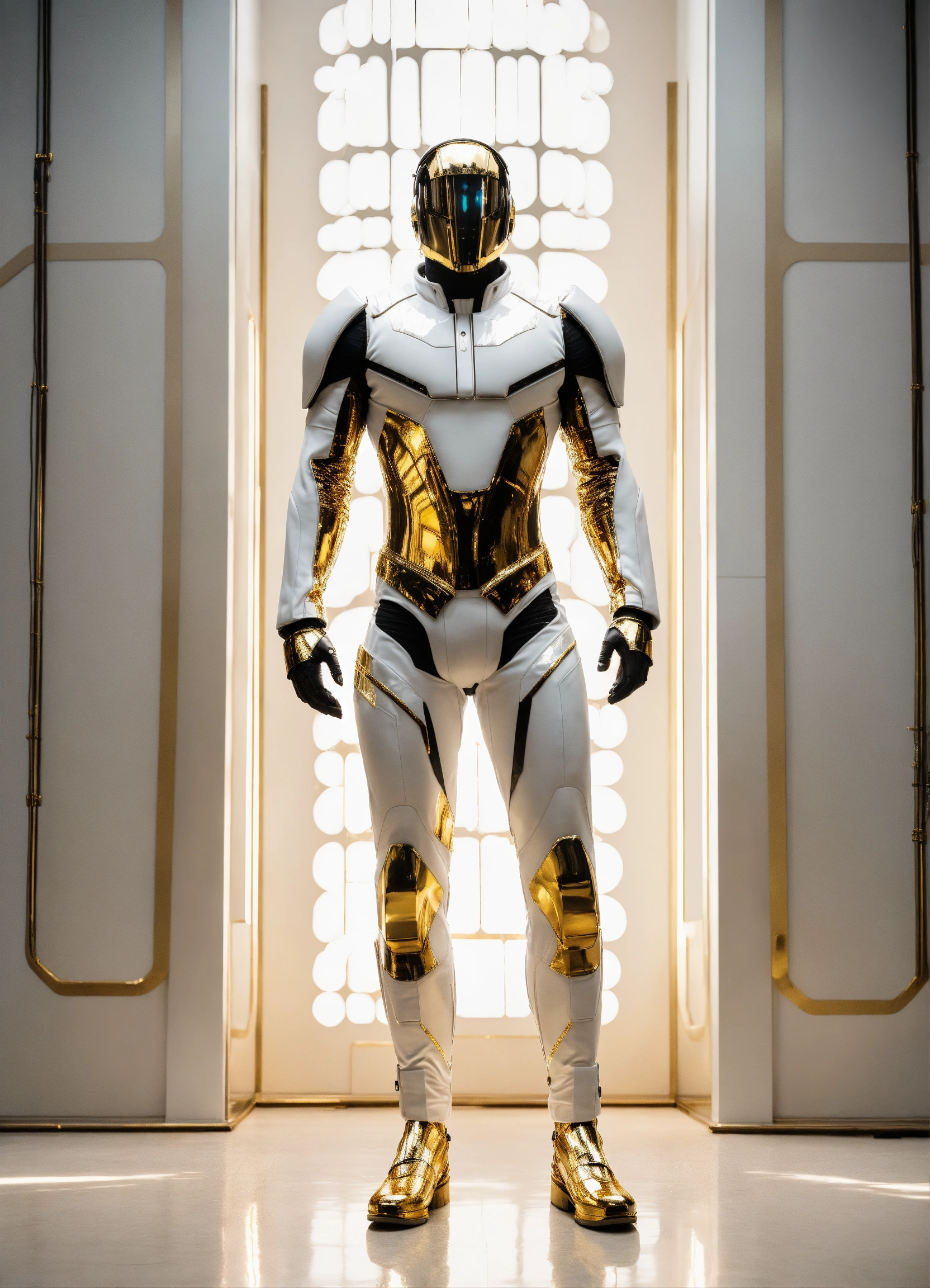 Lexica - An ultrarealistic photograph of an enormous minimalist white ...