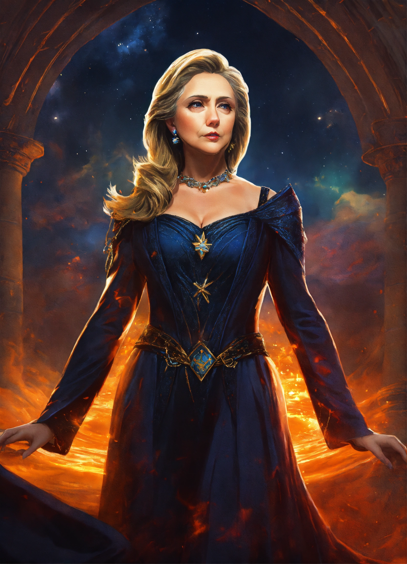 Lexica - Goddess Hillary Clinton as incredibly stunning gorgeous ...