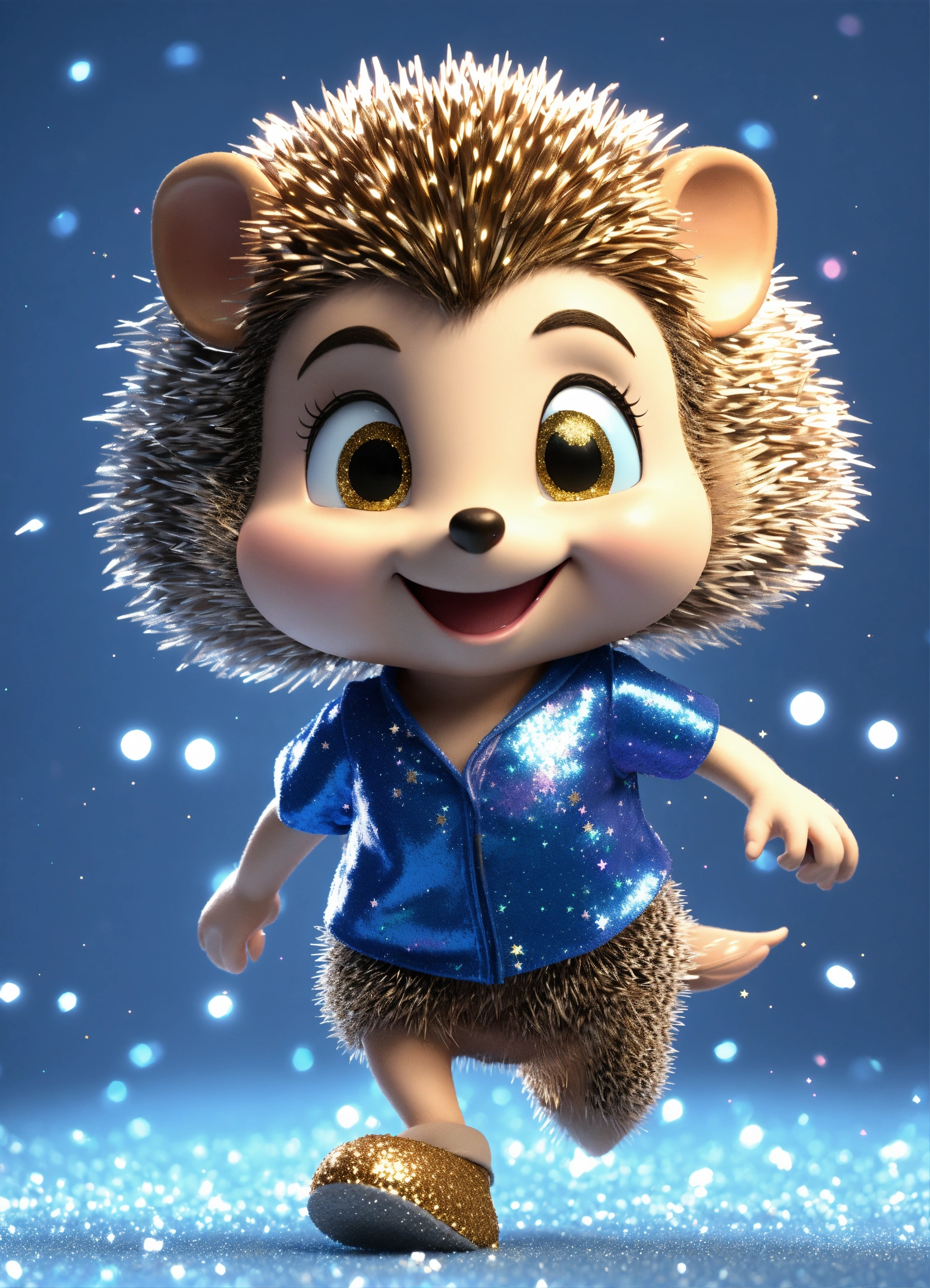 Lexica - Disney cartoon character, chibi, kind hedgehog glittery ...