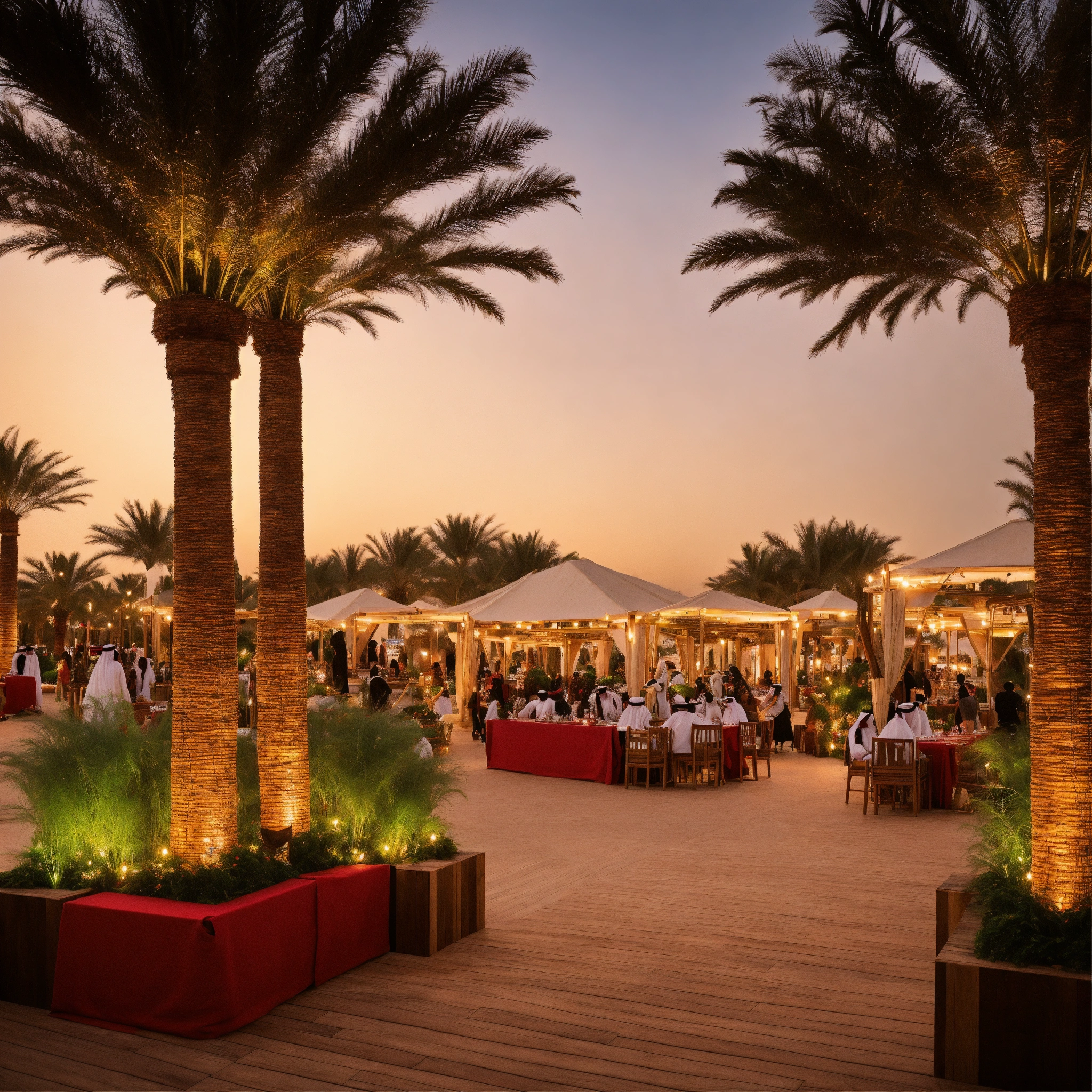 Lexica - Visualize a vibrant scene at the 'Taste of Bahrain' Food ...