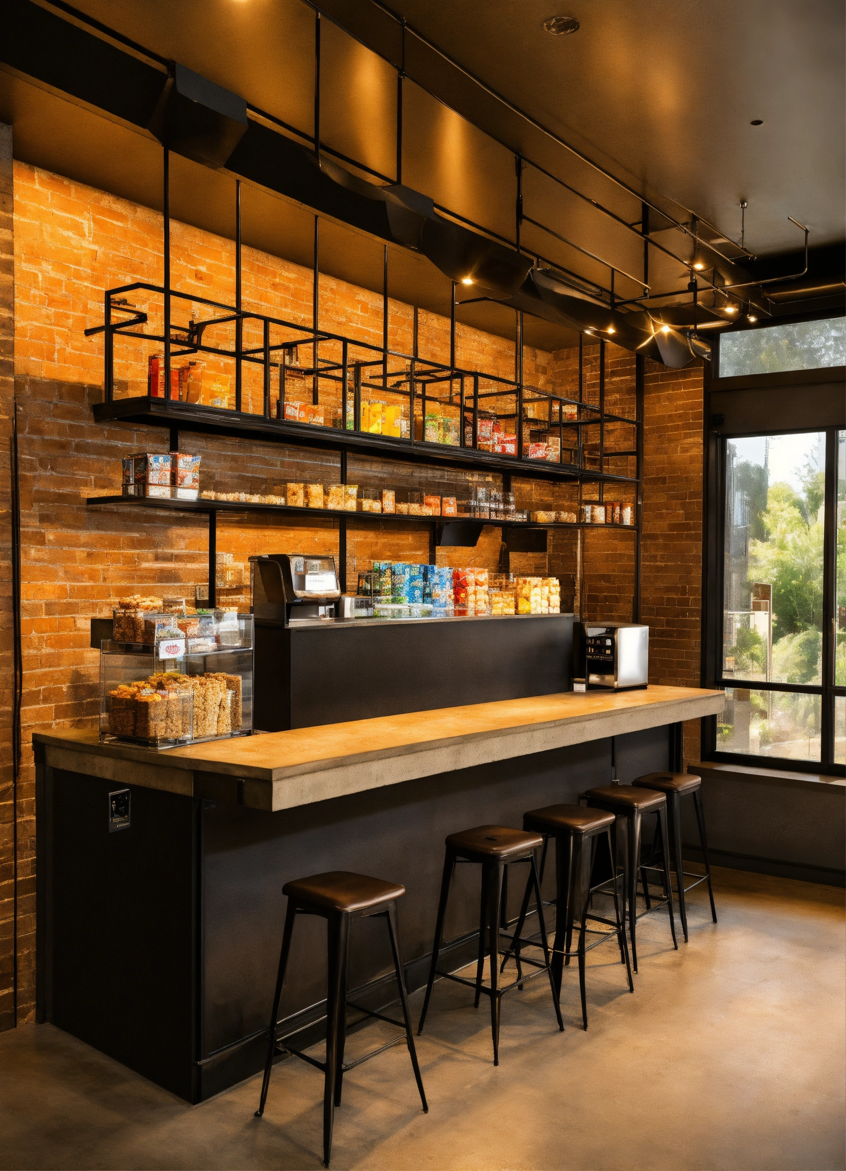 Lexica - A self serve breakroom snack bar with snacks on an easy to ...