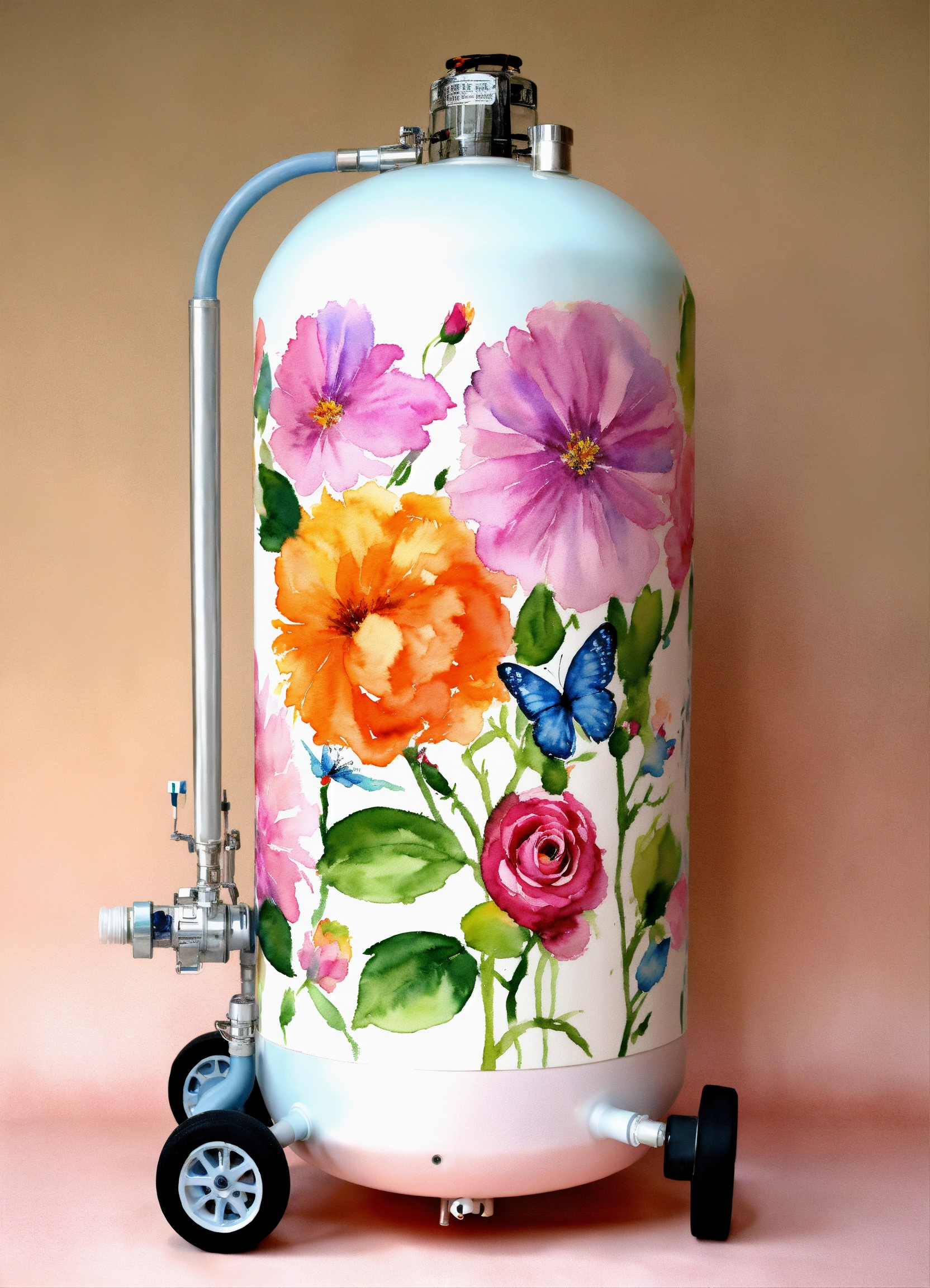 Lexica - Concept art of oxygen tank and nasogastric tubenose tube ...