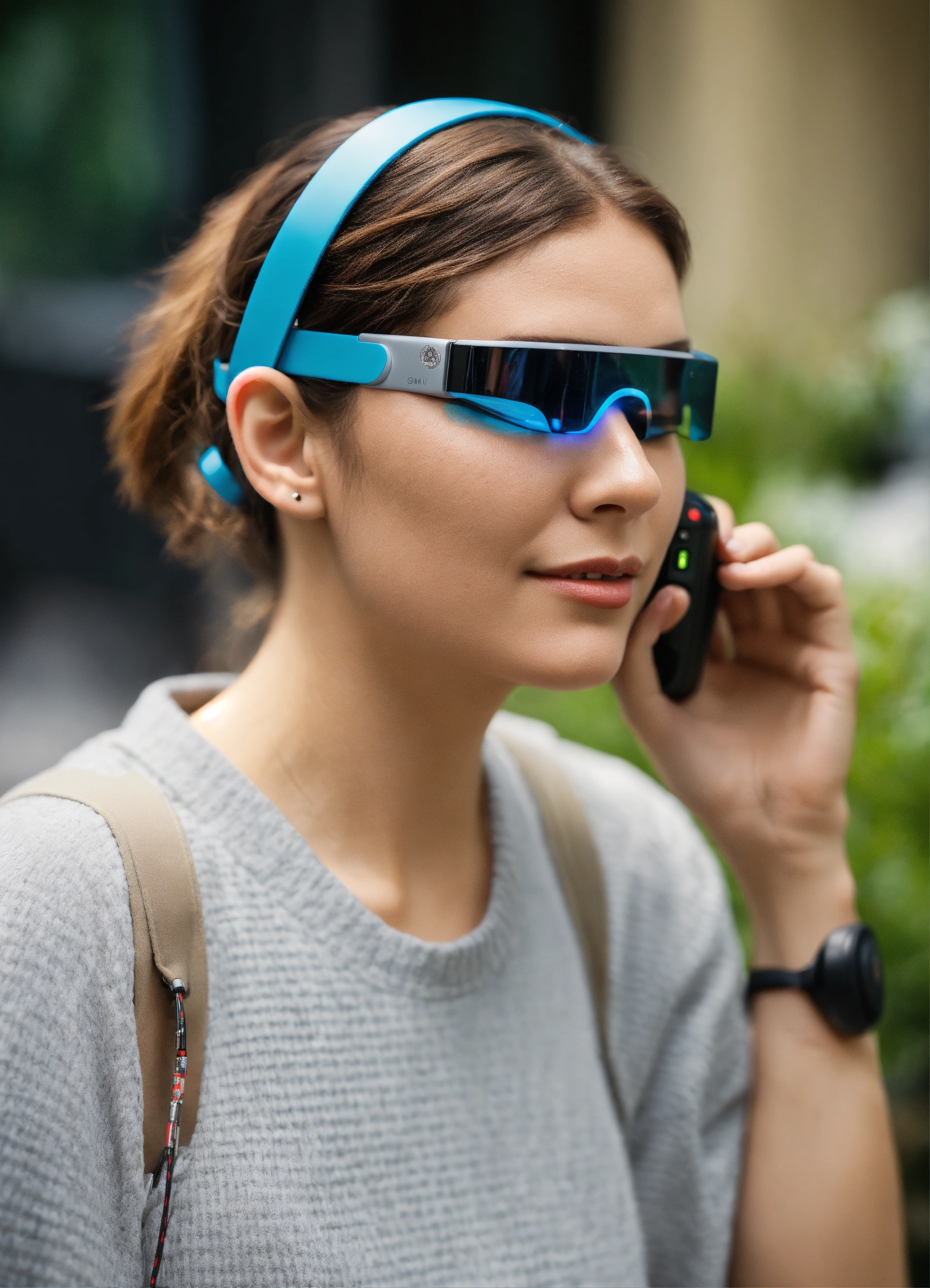 Lexica - Visually impaired individual using Smart elegant small ...