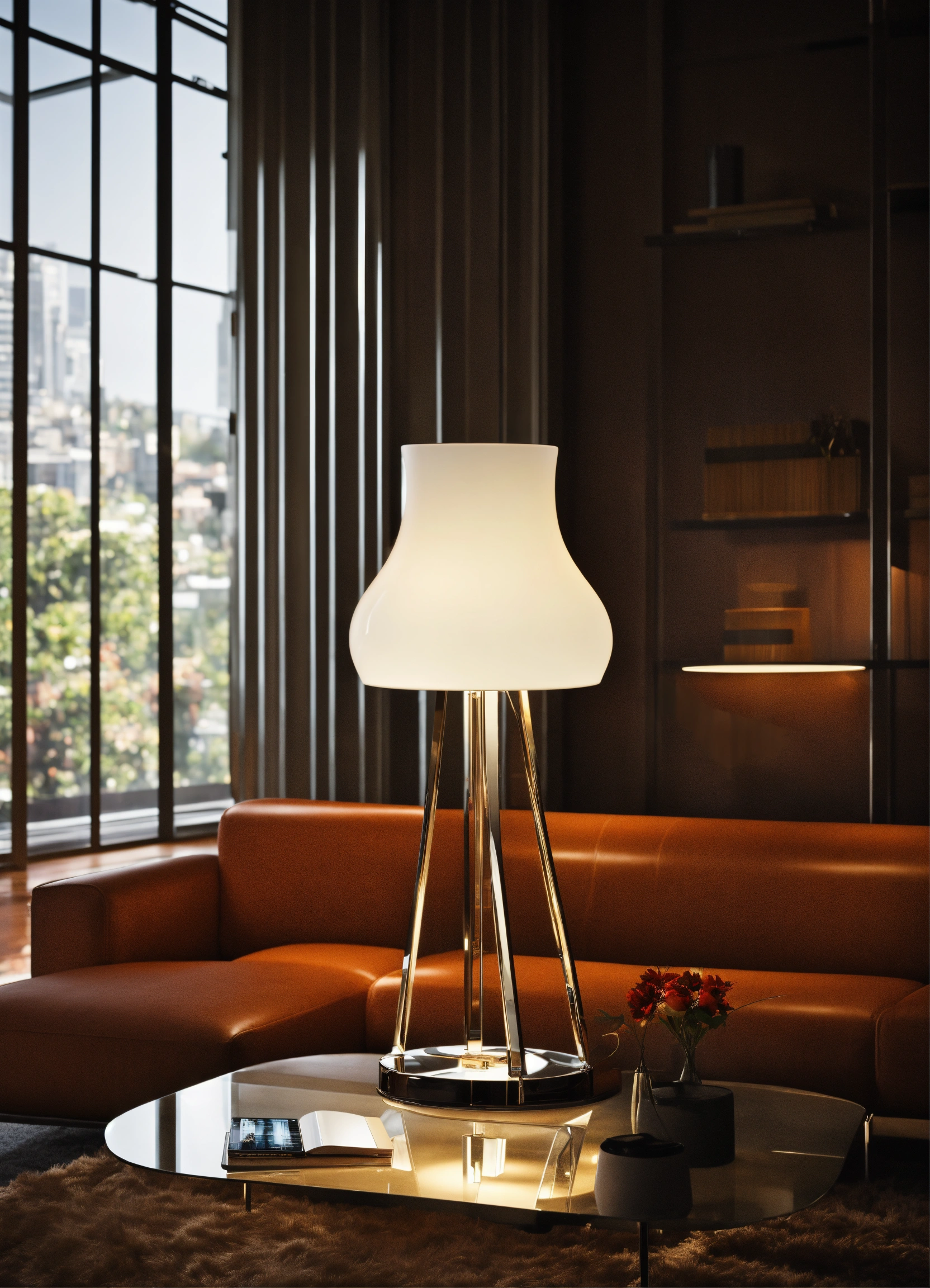 Lexica - Futuristic style classic lamp {prompt} . sleek, modern ...