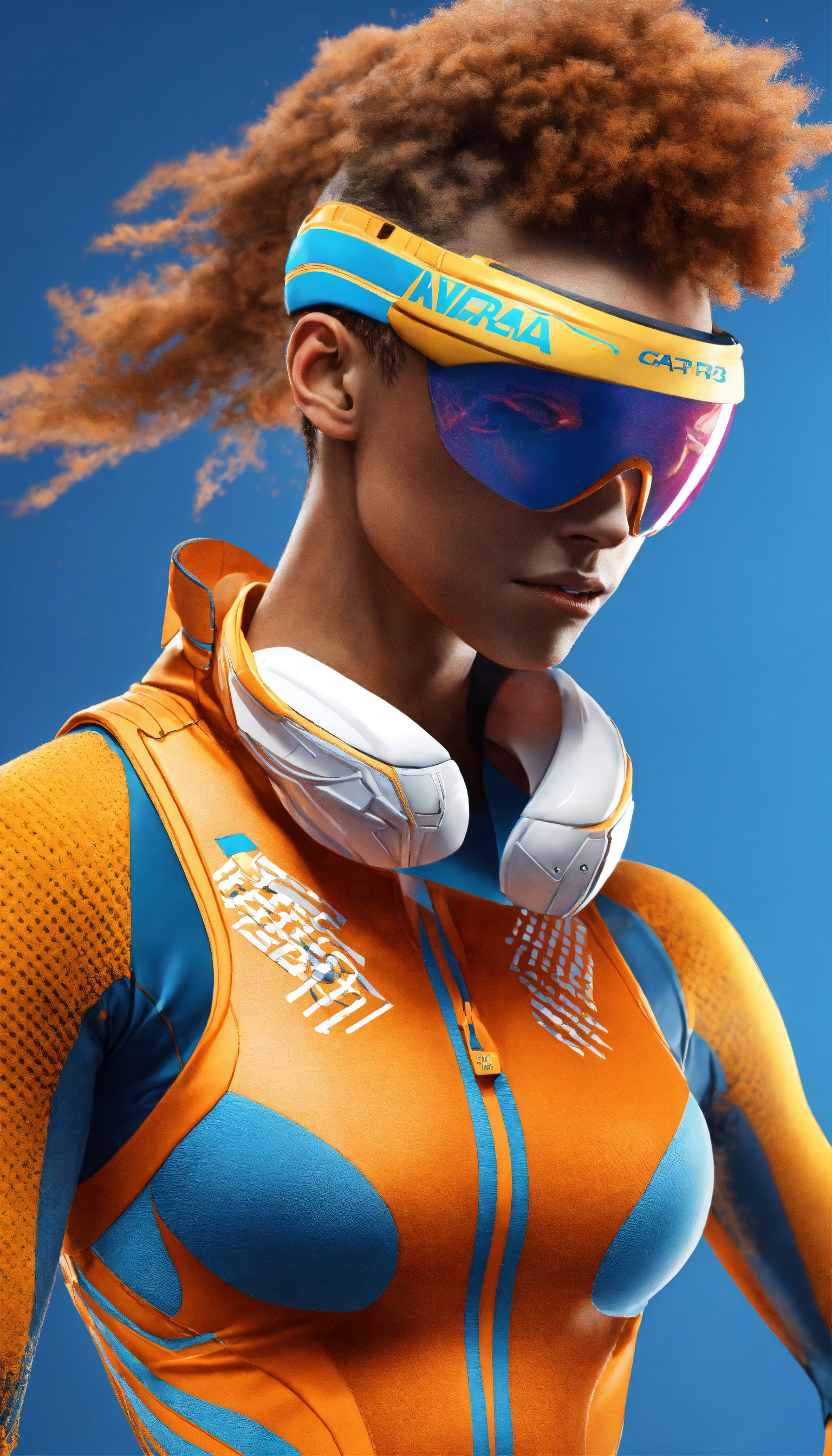 Lexica - Futuristic athlete designs, hard edges, complex and vibrant ...