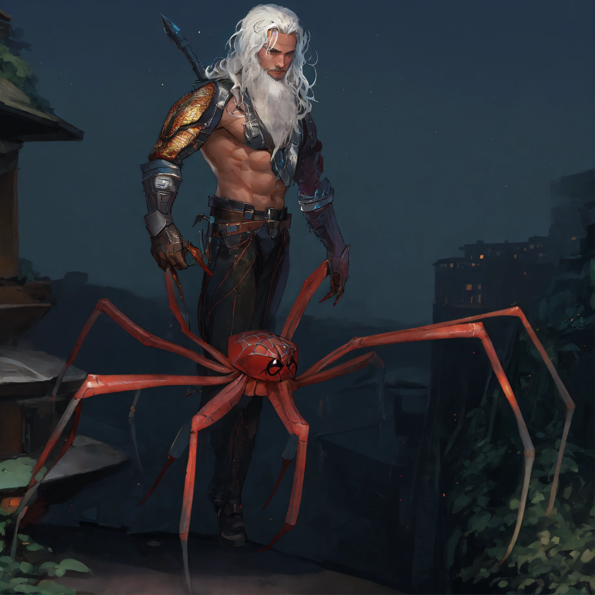 Lexica - Half man, half spider, Drider, D&D