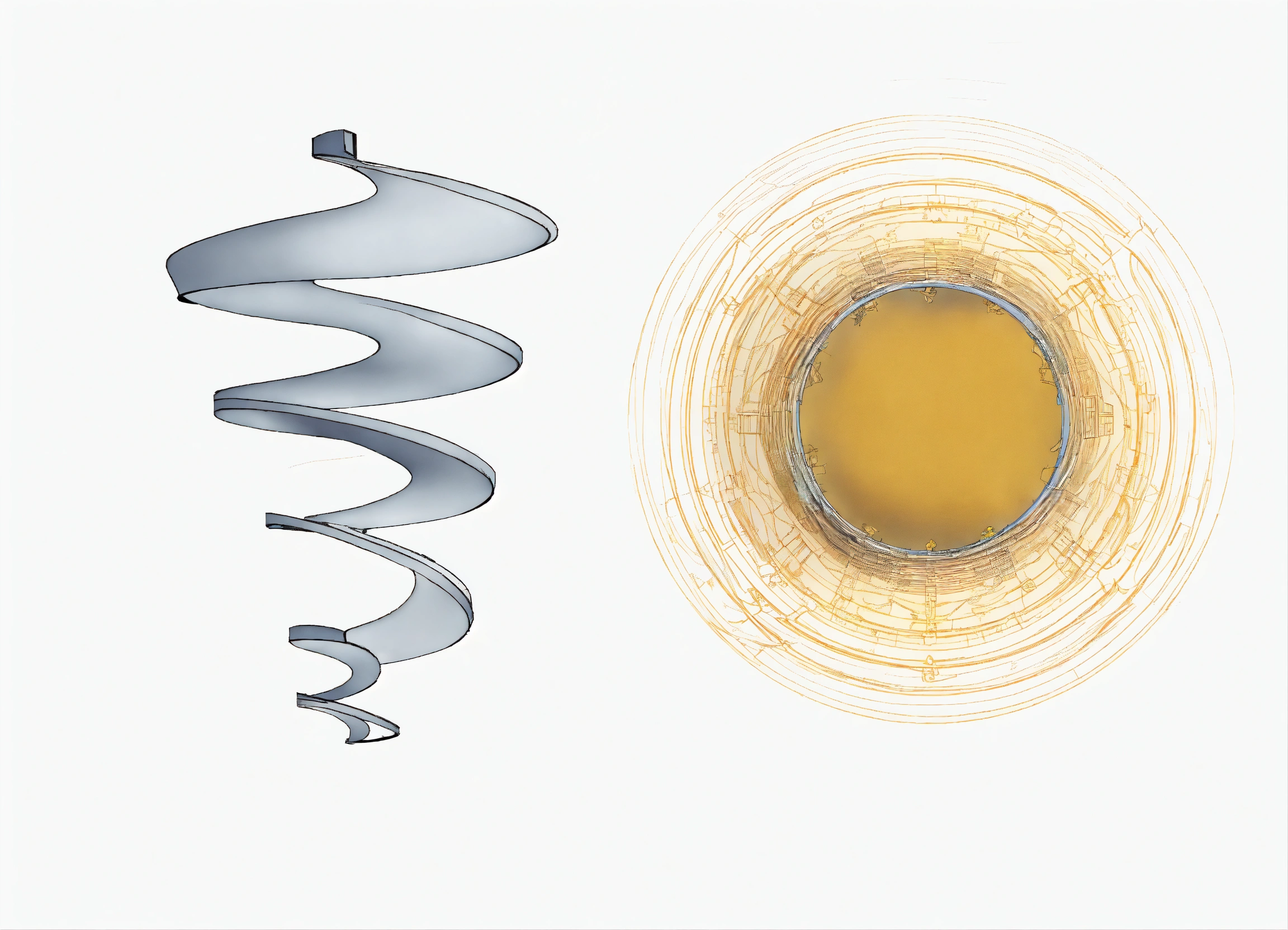 Lexica - Spiral vortex design blueprints from leonardo da vinci ...